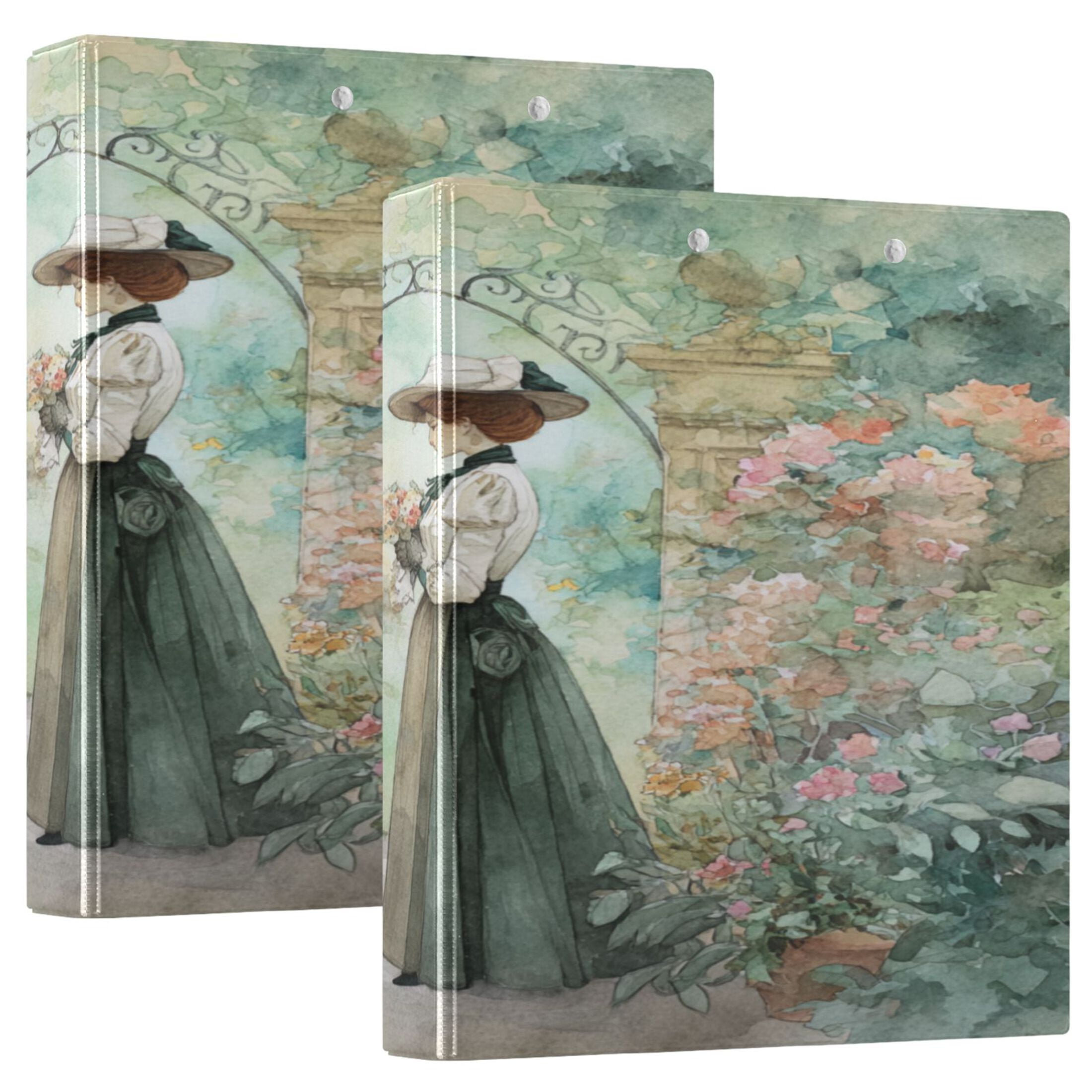 3 Ring Binder 1.5 inch Round Rings with Interior Pockets Binders ...