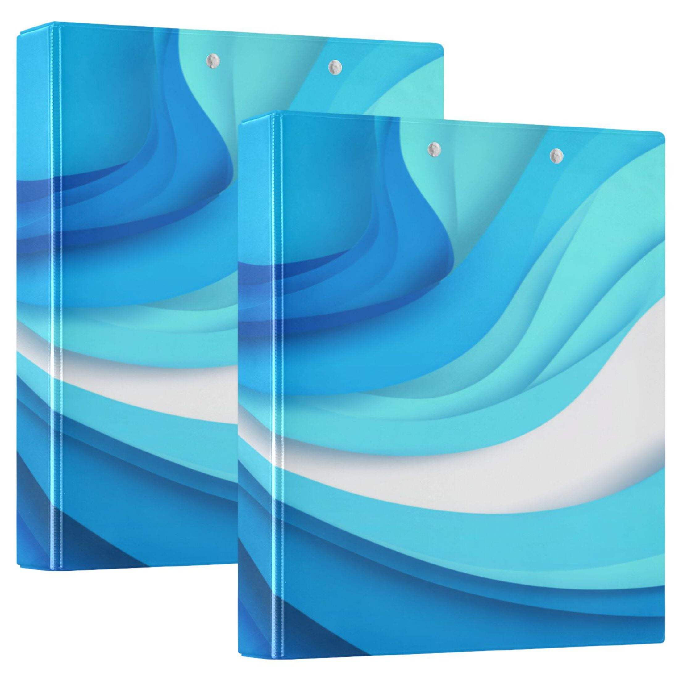 3 Ring Binder 1.5 inch Round Rings with Interior Pockets Binders ...