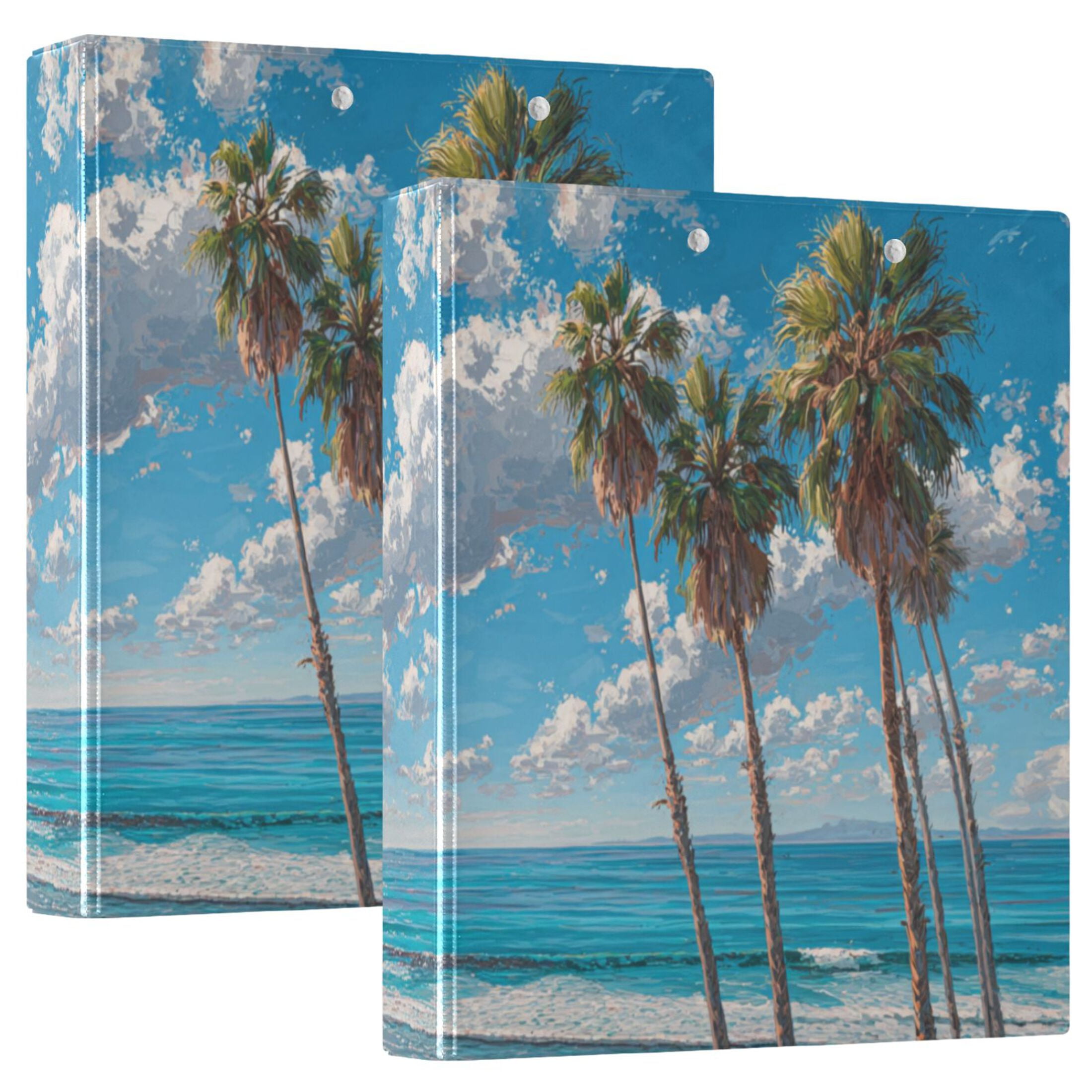 3 Ring Binder 1.5 inch Round Rings with Interior Pockets Binders ...