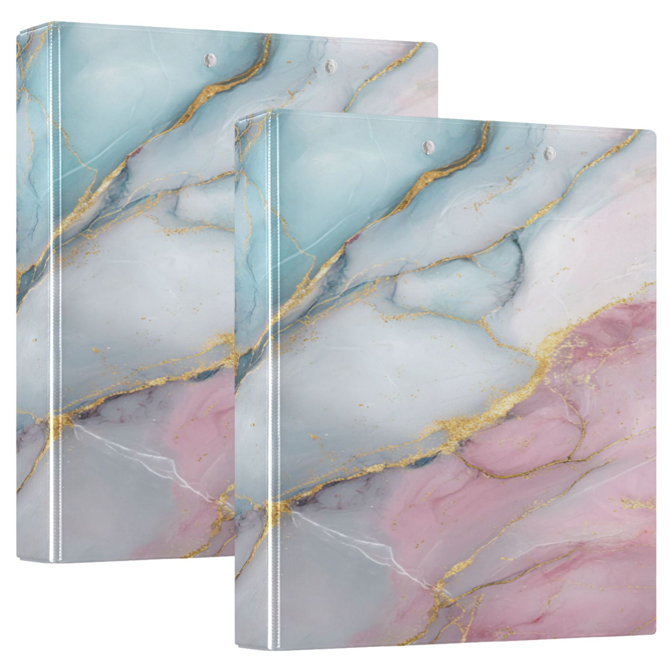 3 Ring Binder 1.5 inch Round Rings with Interior Pockets Binders ...