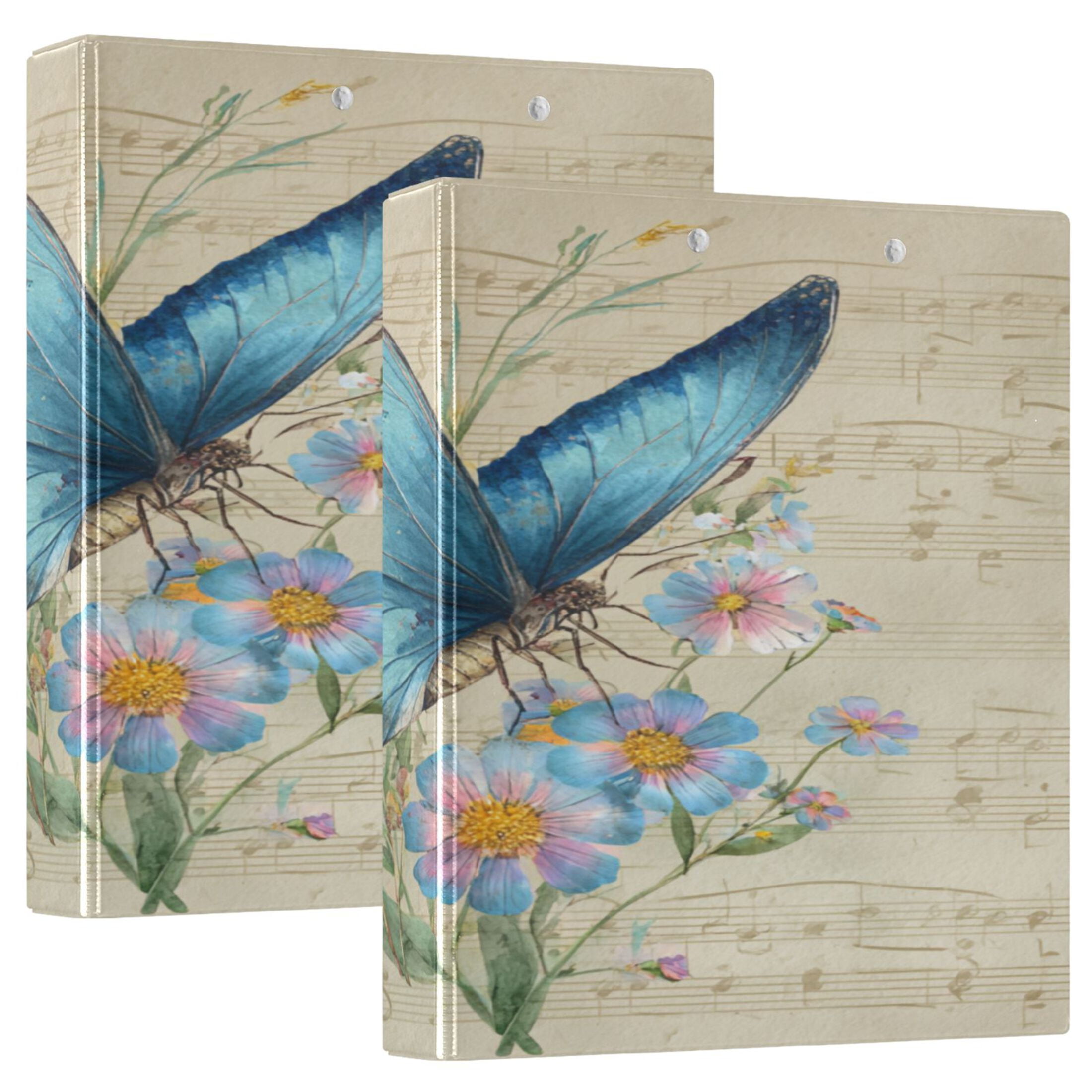 3 Ring Binder 1.5 inch Round Rings with Interior Pockets Binders ...