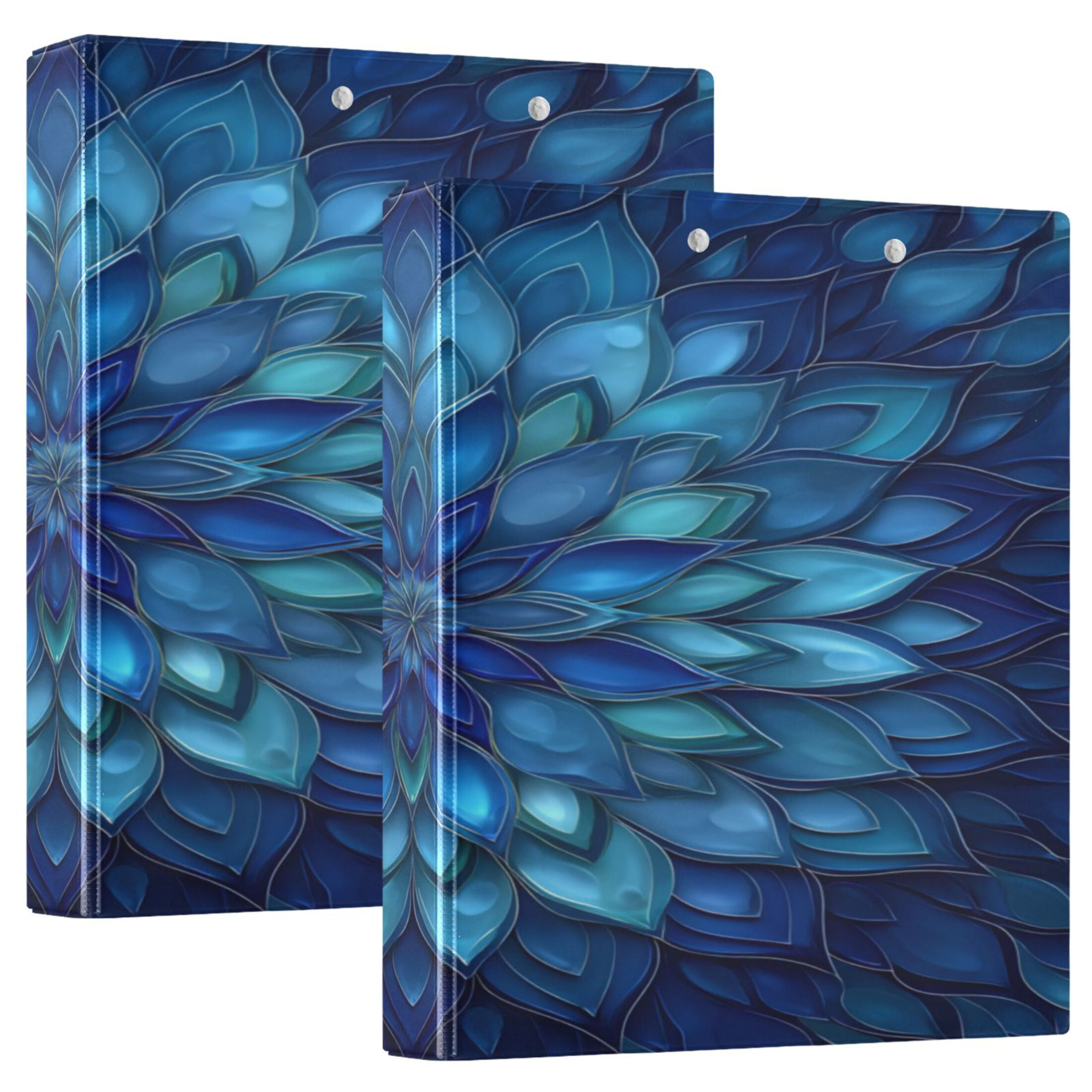 3 Ring Binder 1.5 inch Round Rings with Interior Pockets Binders ...