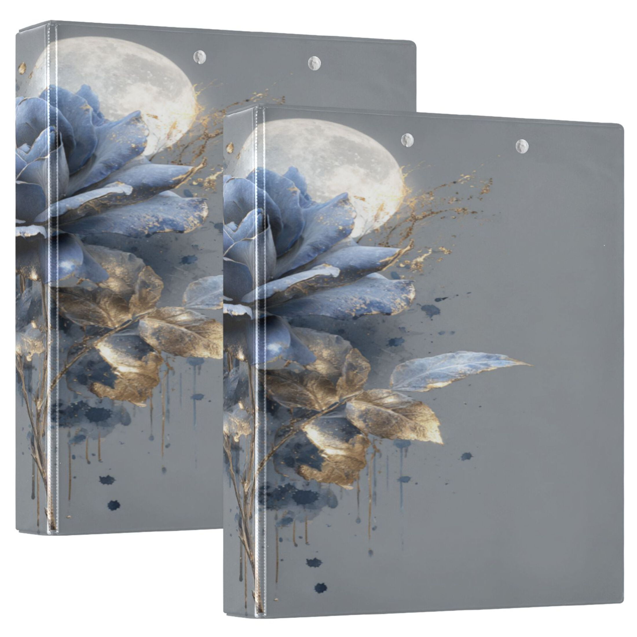 3 Ring Binder 1.5 inch Round Rings with Interior Pockets Binders ...