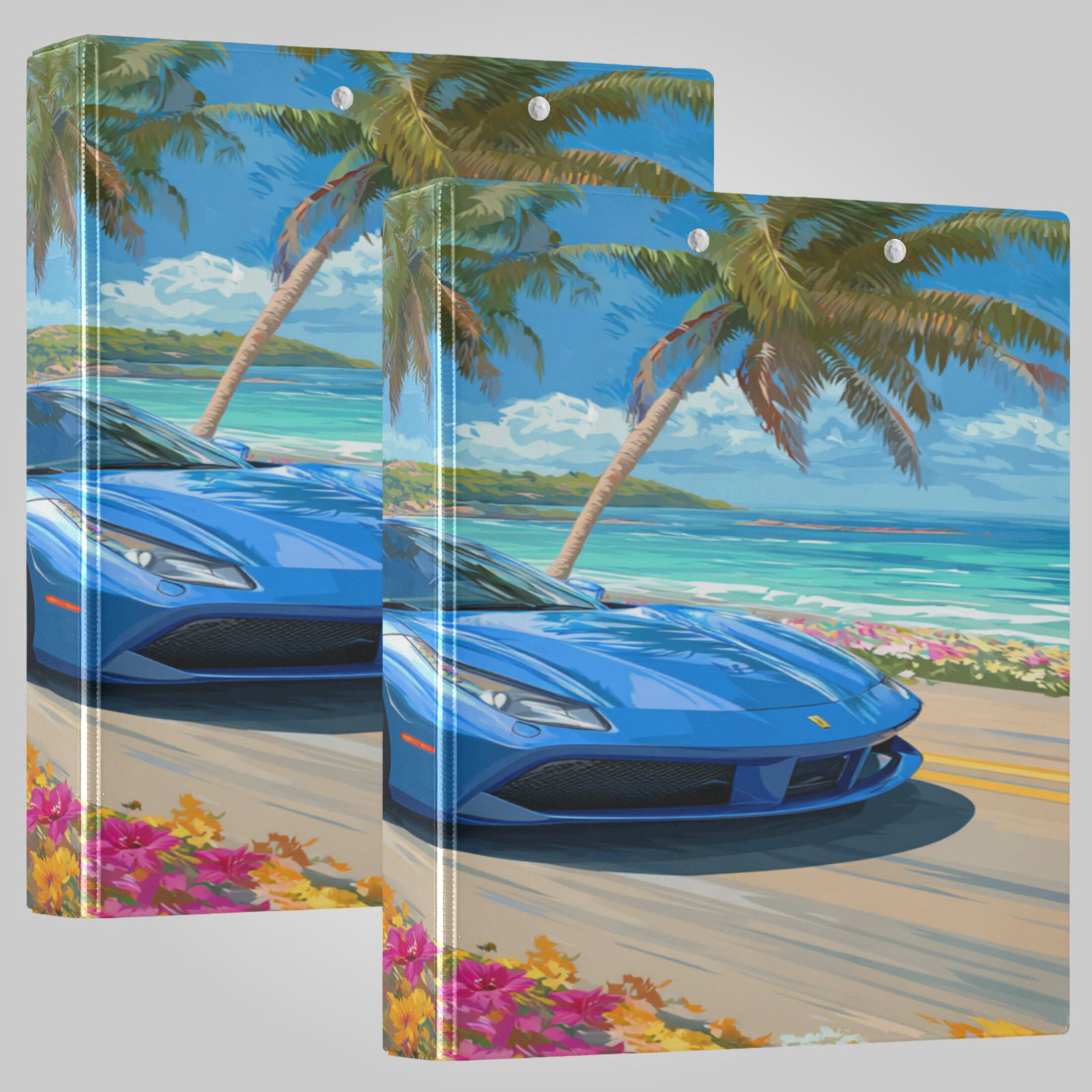 3 Ring Binder 1.5 inch Round Rings with Interior Pockets Binders ...