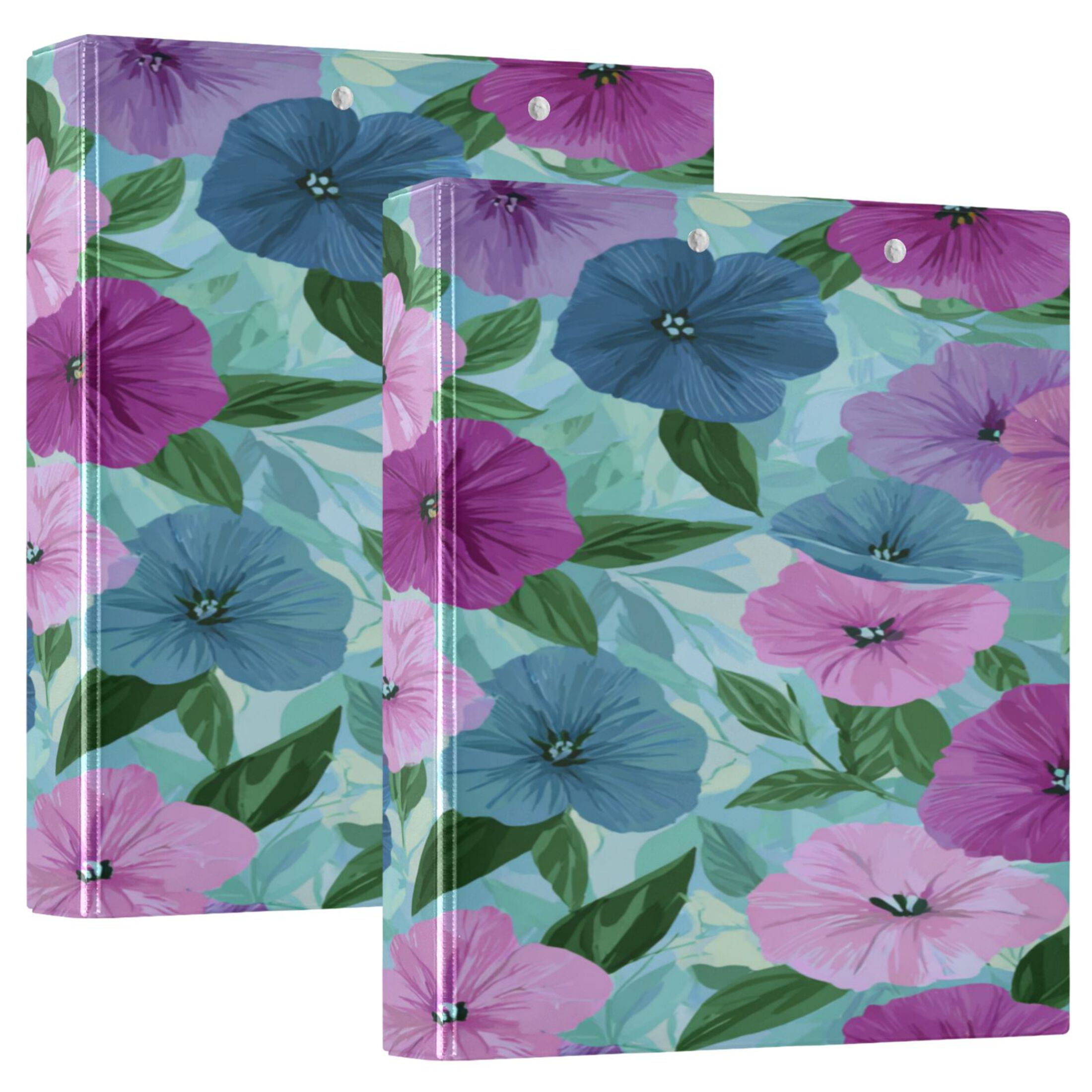 3 Ring Binder 1.5 inch Round Rings with Interior Pockets Binders ...