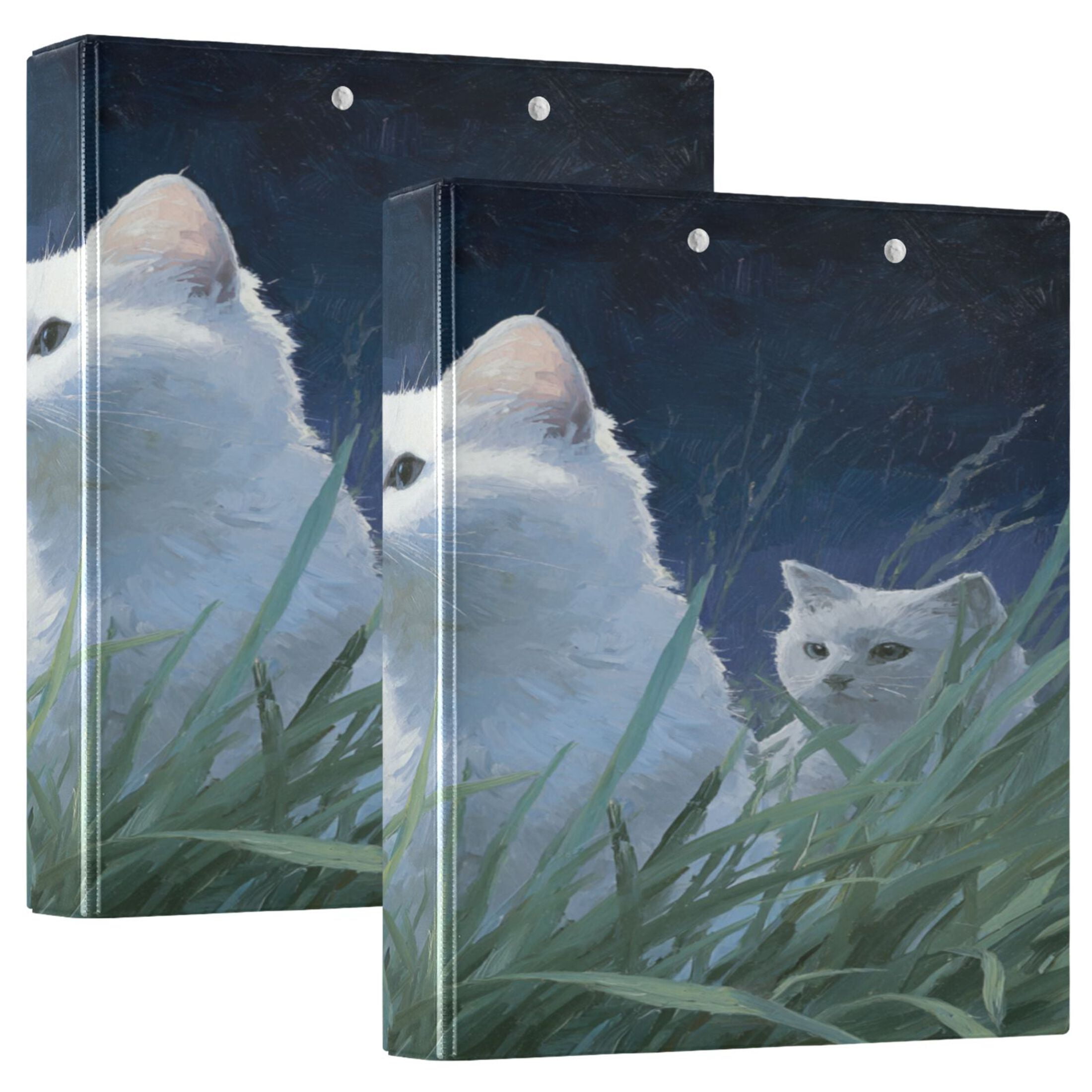 3 Ring Binder 1.5 inch Round Rings with Interior Pockets Binders ...