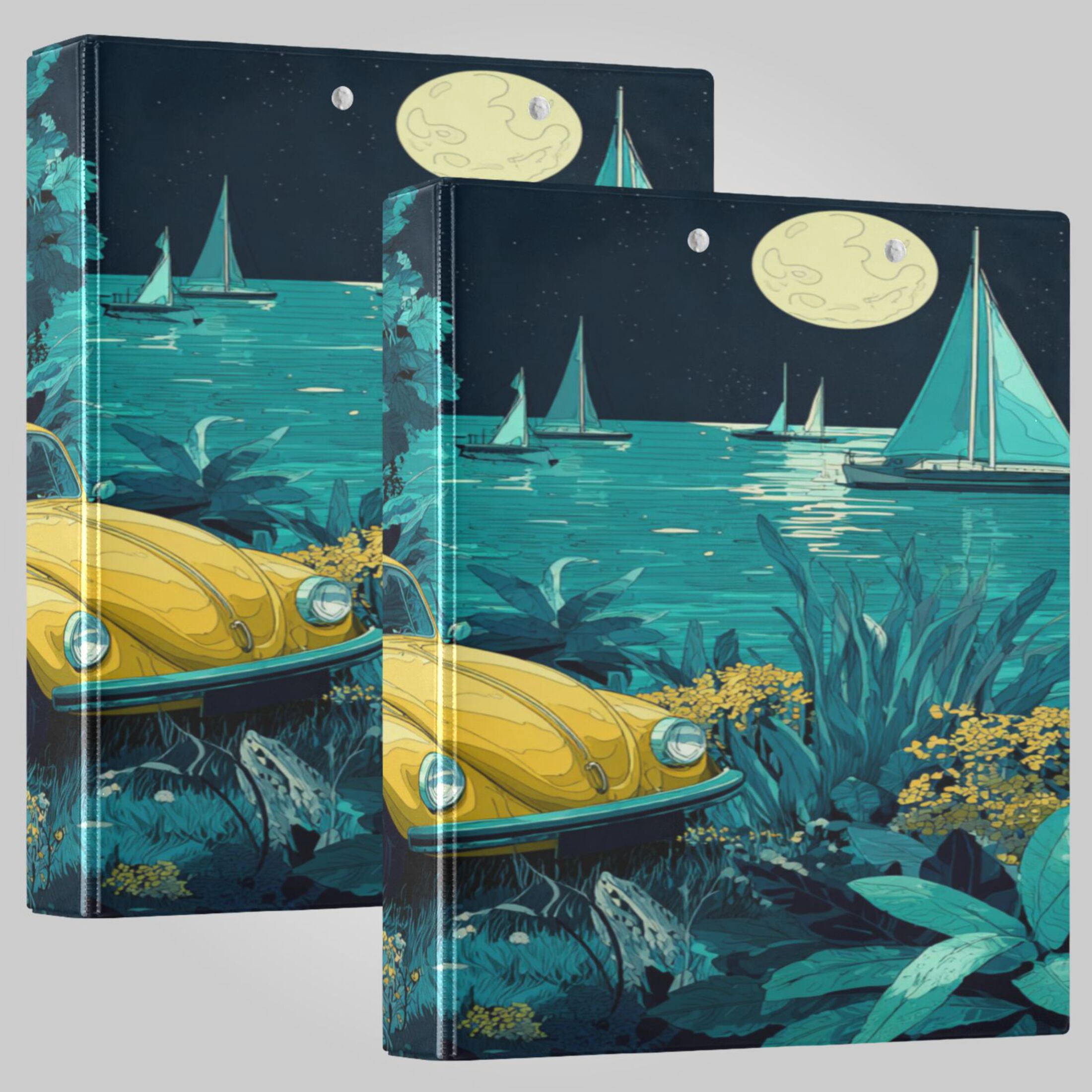 3 Ring Binder 1.5 inch Round Rings with Interior Pockets Binders ...