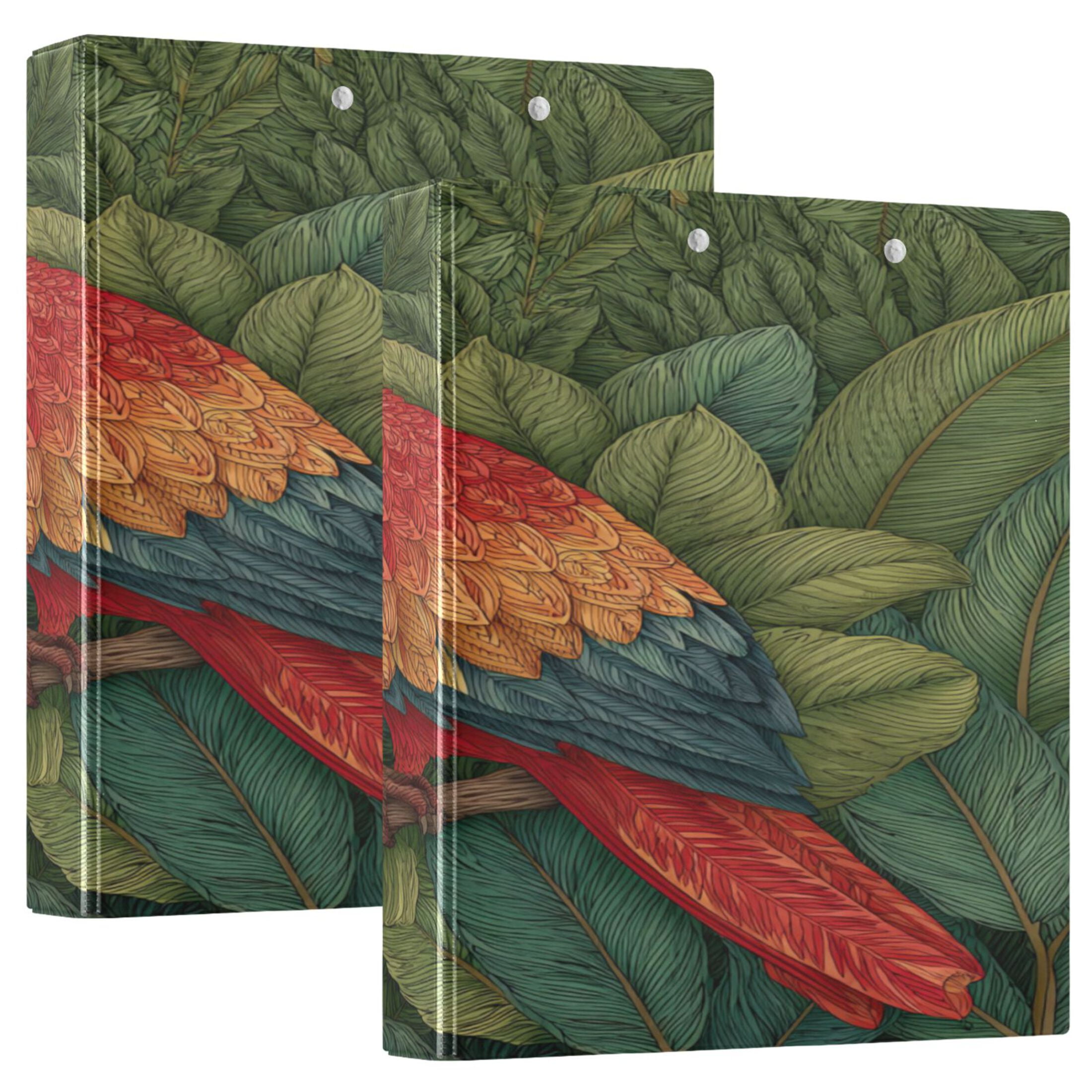 3 Ring Binder 1.5 inch Round Rings with Interior Pockets Binders ...