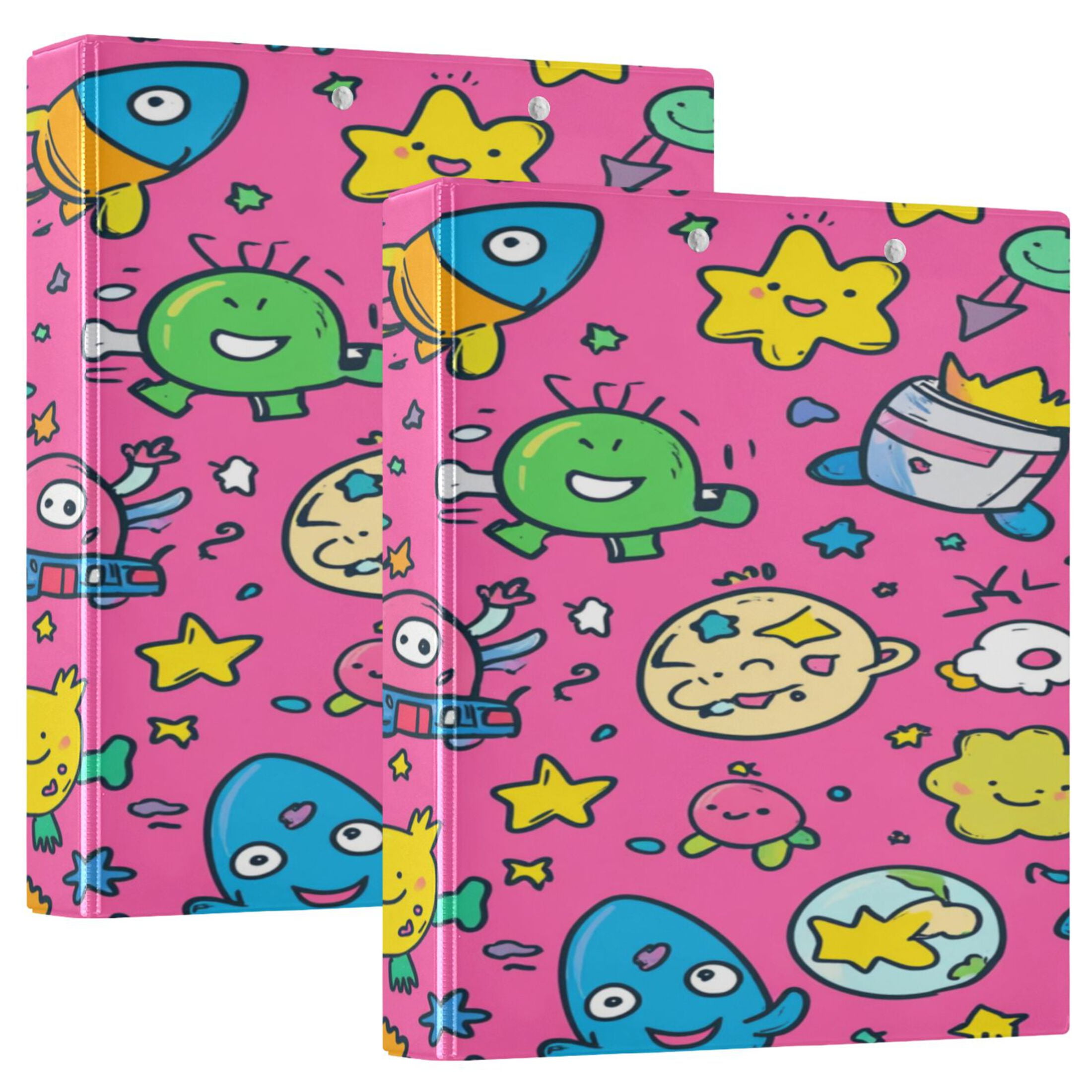 3 Ring Binder 1.5 inch Round Rings with Interior Pockets Binders ...