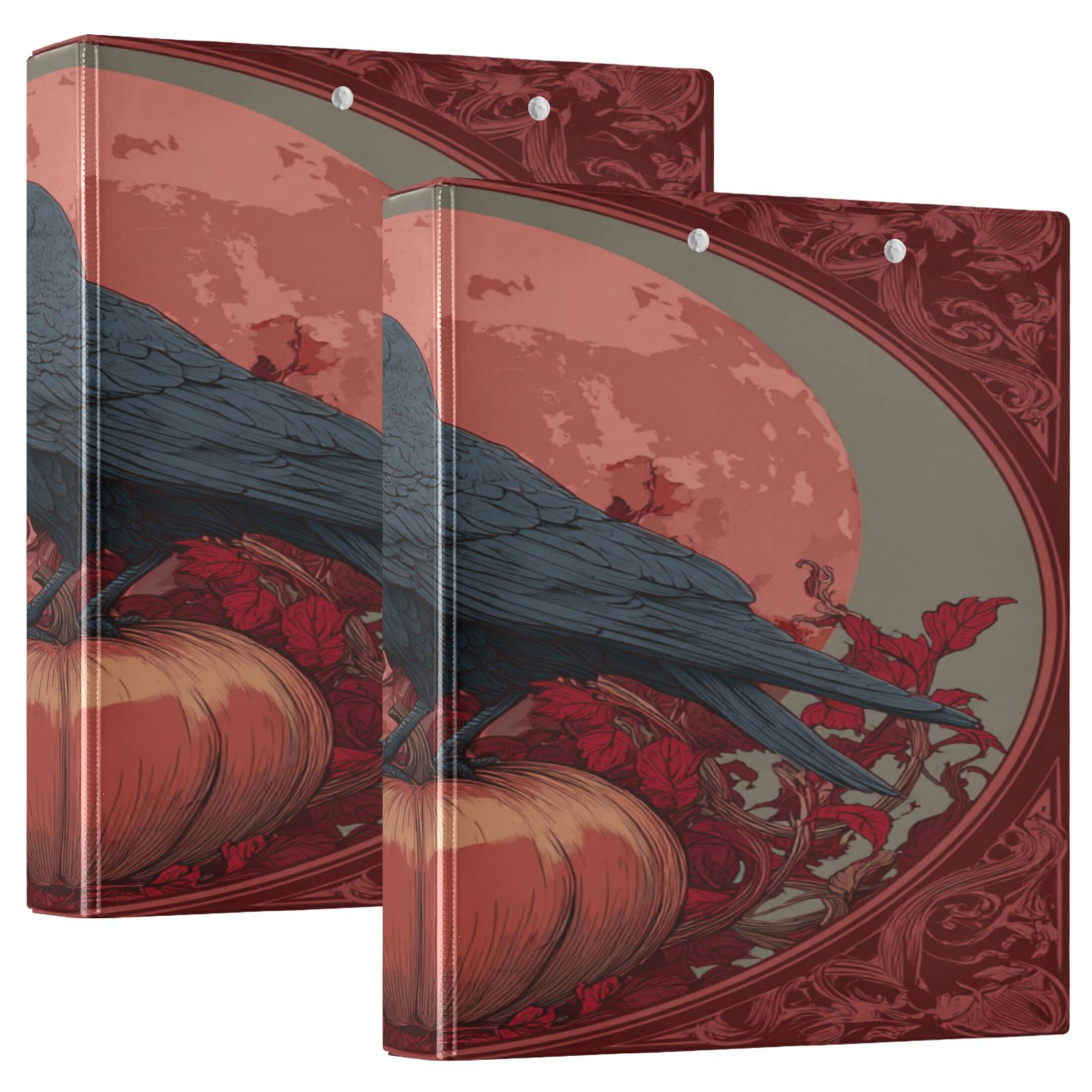 3 Ring Binder 1.5 inch Round Rings with Interior Pockets Binders ...