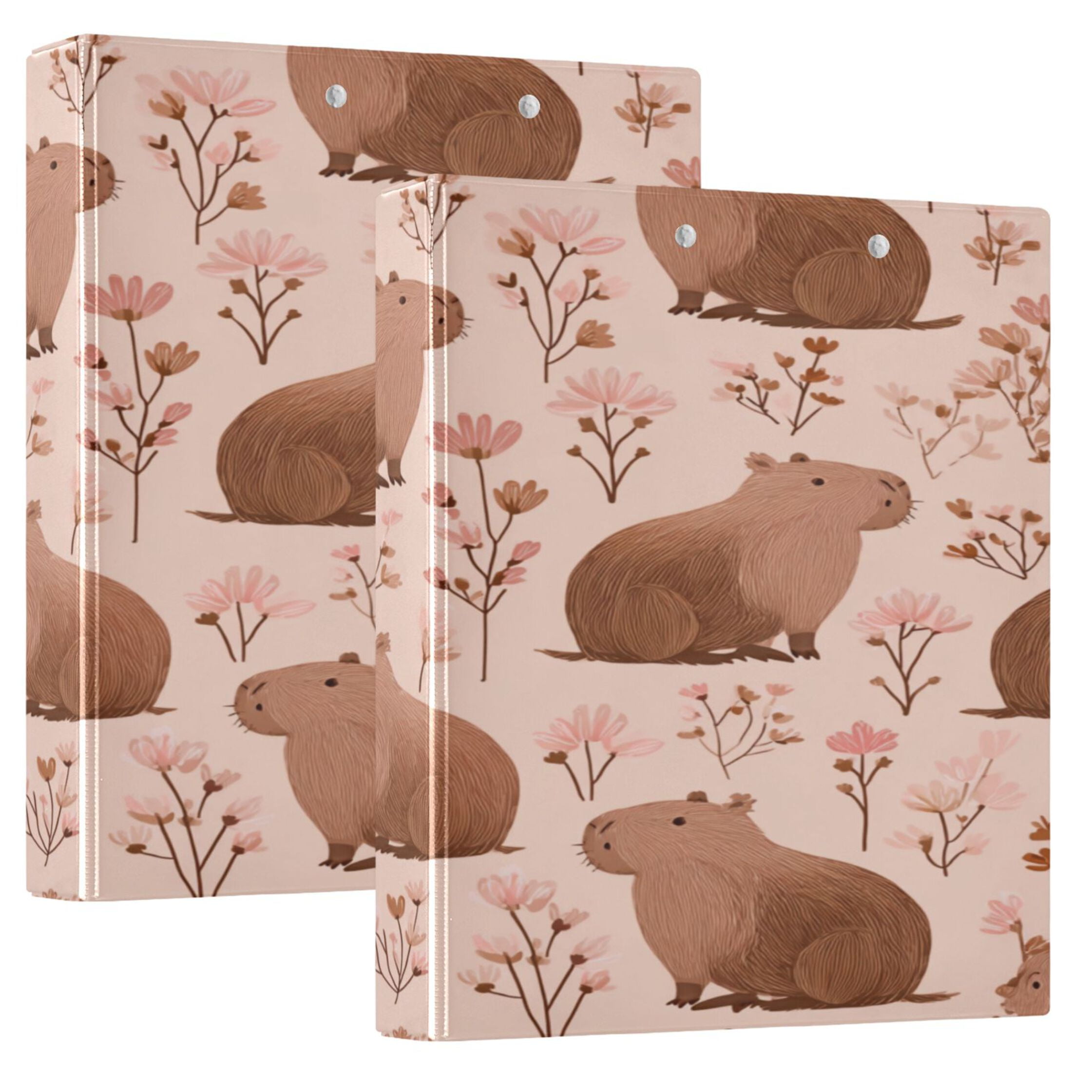 3 Ring Binder 1.5 inch Round Rings with Interior Pockets Binders Organizer Office School 1Pack ...