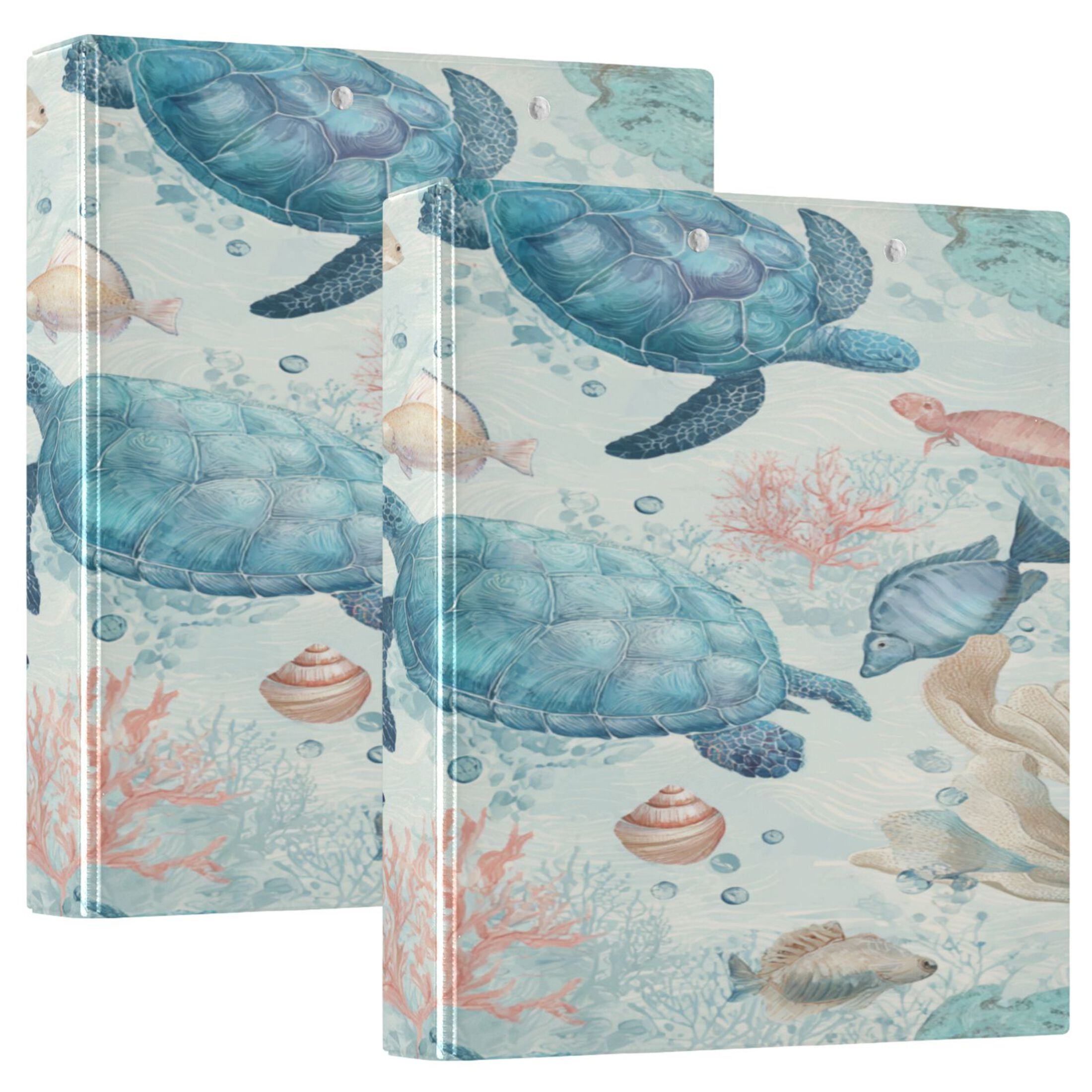 3 Ring Binder 1.5 inch Round Rings with Interior Pockets Binders ...