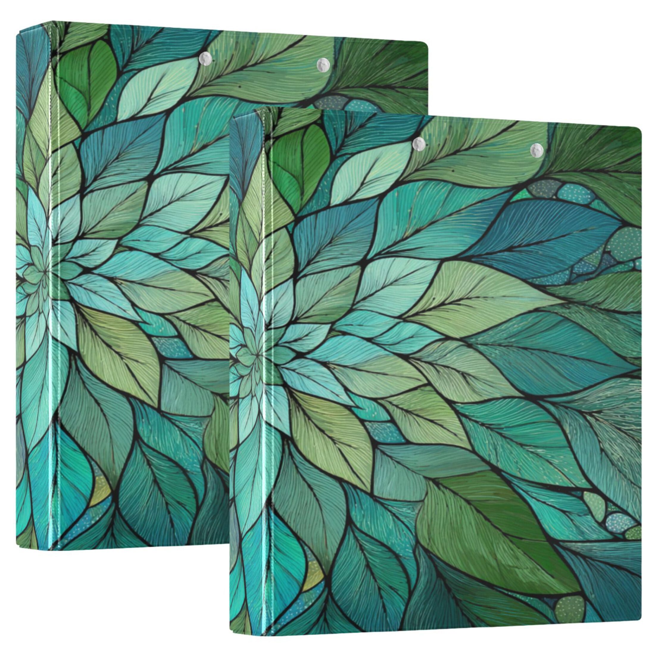 3 Ring Binder 1.5 inch Round Rings with Interior Pockets Binders ...