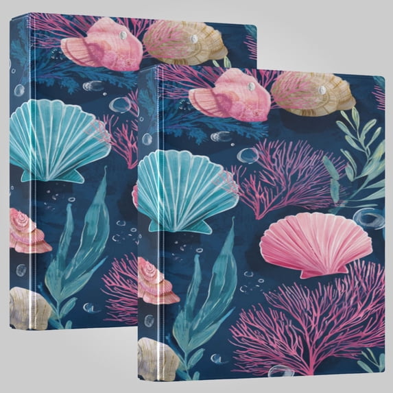 3 Ring Binder 1.5 inch Round Rings with Interior Pockets Binders ...