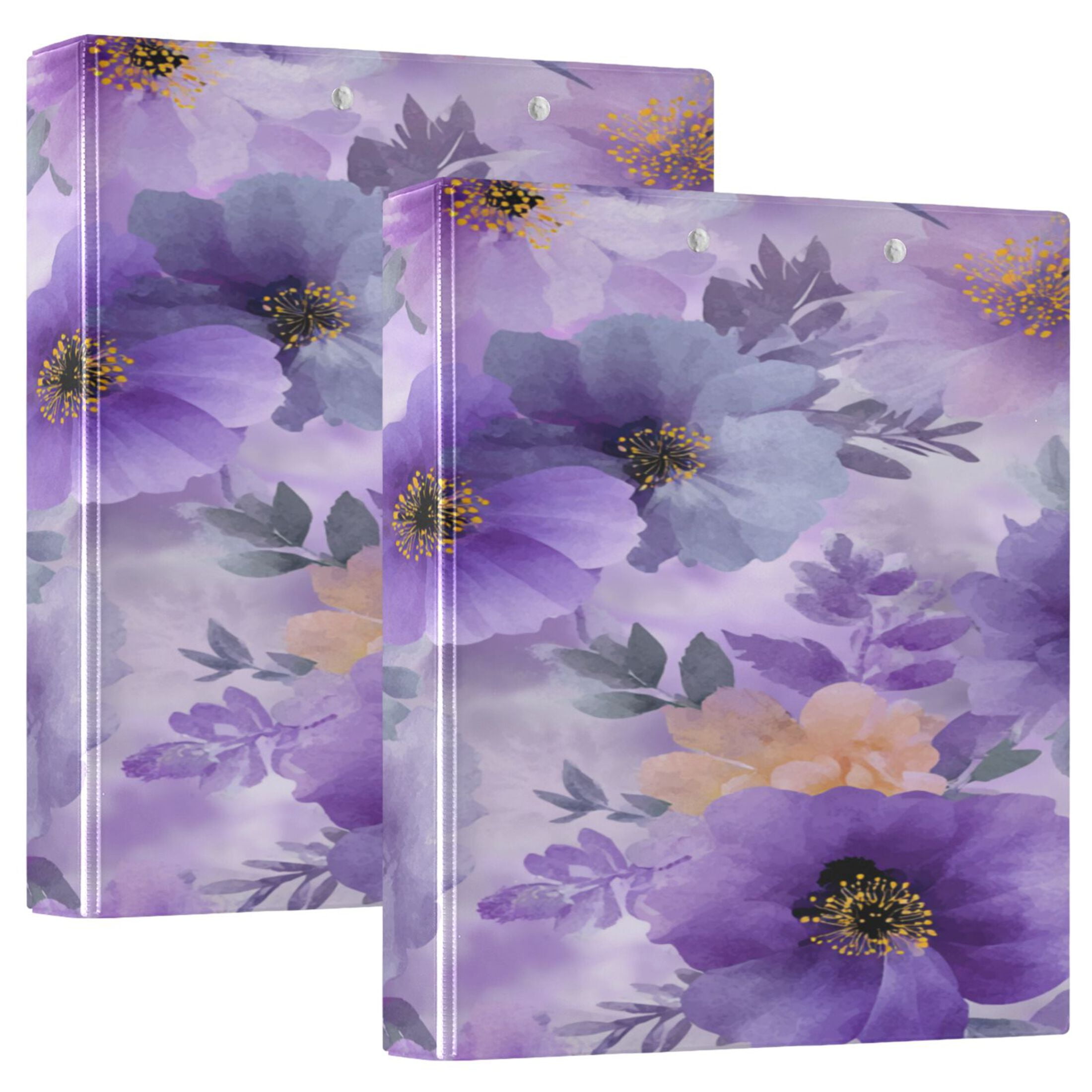 3 Ring Binder 1.5 inch Round Rings with Interior Pockets Binders ...