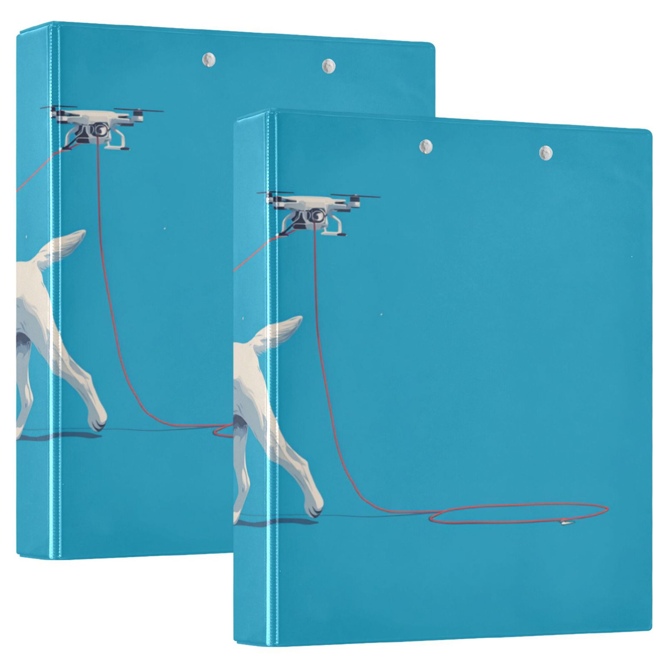 3 Ring Binder 1.5 inch Round Rings with Interior Pockets Binders ...