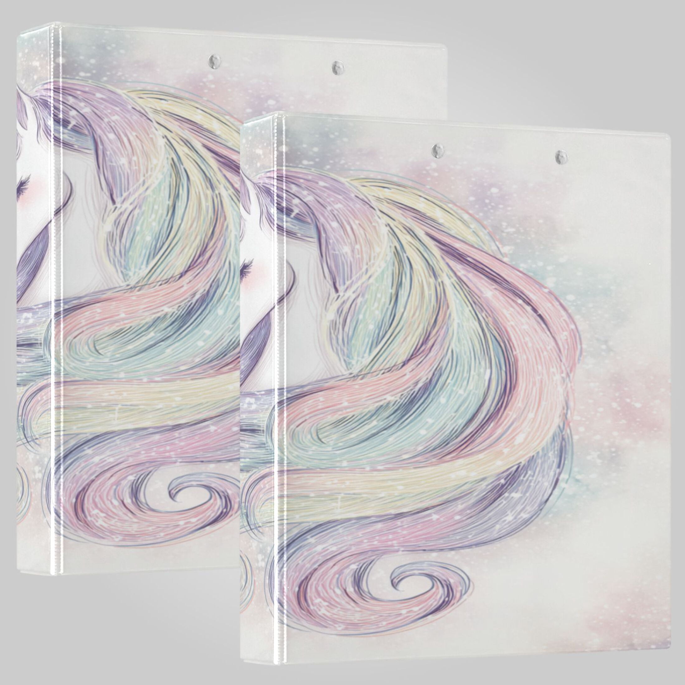 3 Ring Binder 1.5 inch Round Rings with Interior Pockets Binders ...