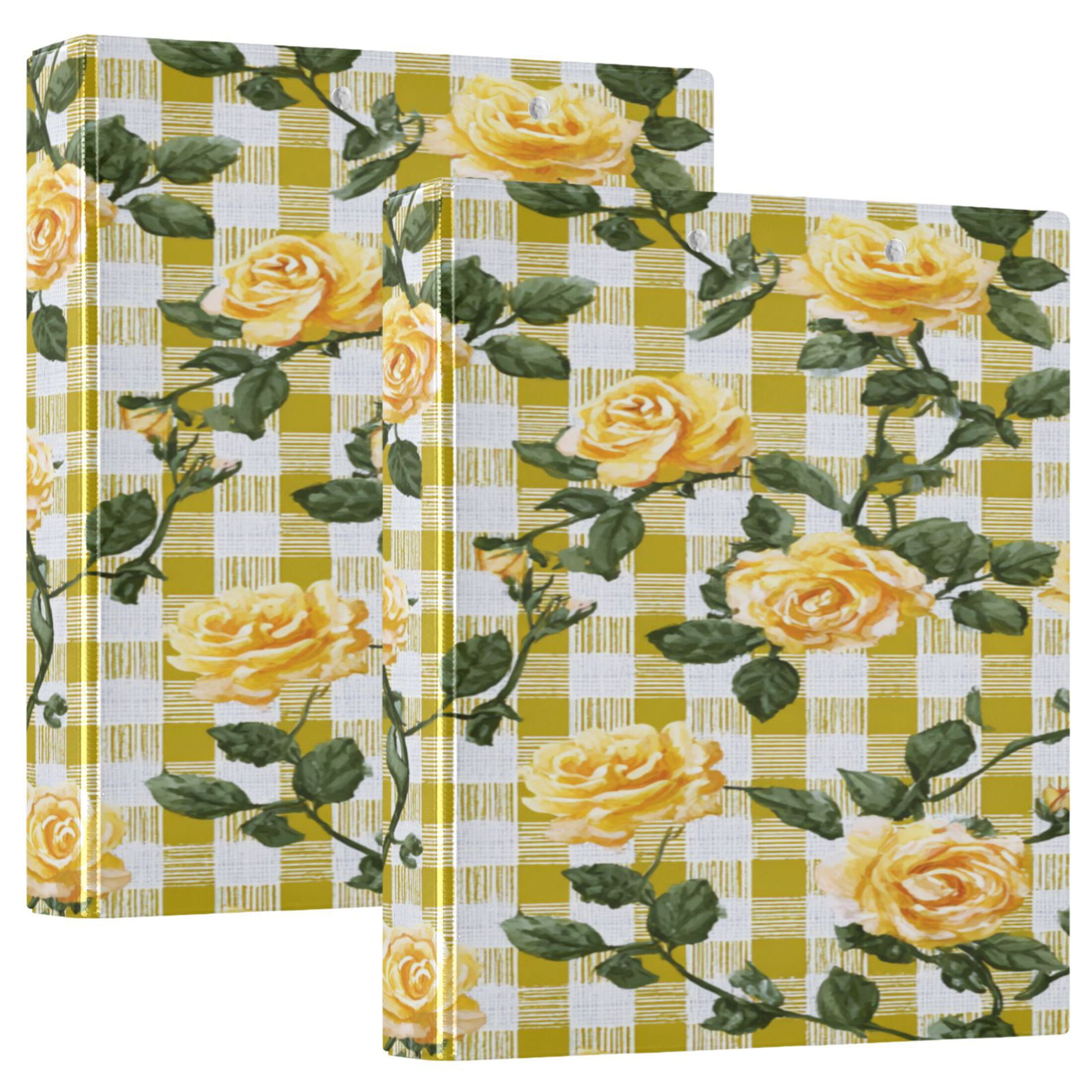 3 Ring Binder 1.5 inch Round Rings with Interior Pockets Binders ...