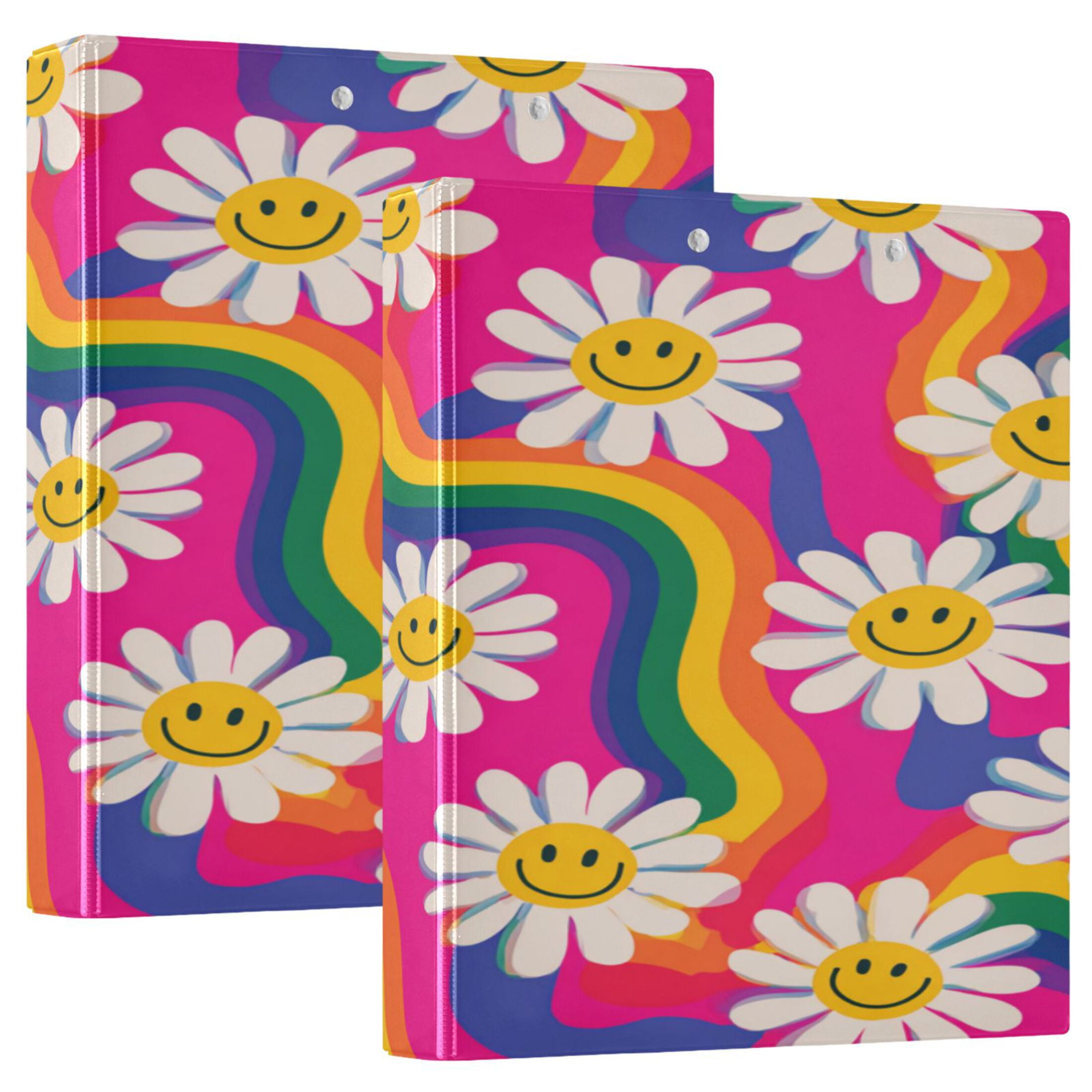 3 Ring Binder 1.5 inch Round Rings with Interior Pockets Binders ...