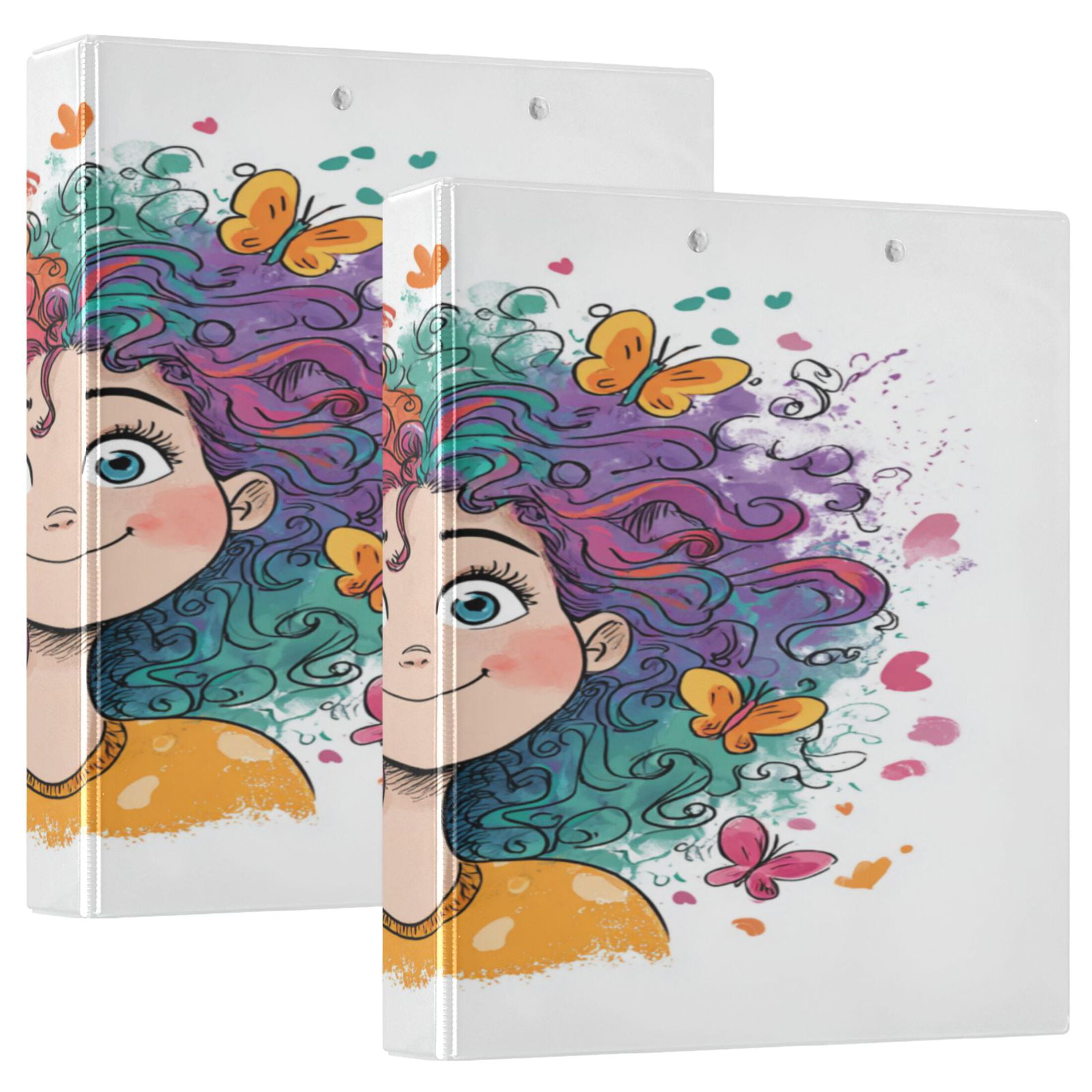 3 Ring Binder 1.5 inch Round Rings with Interior Pockets Binders ...