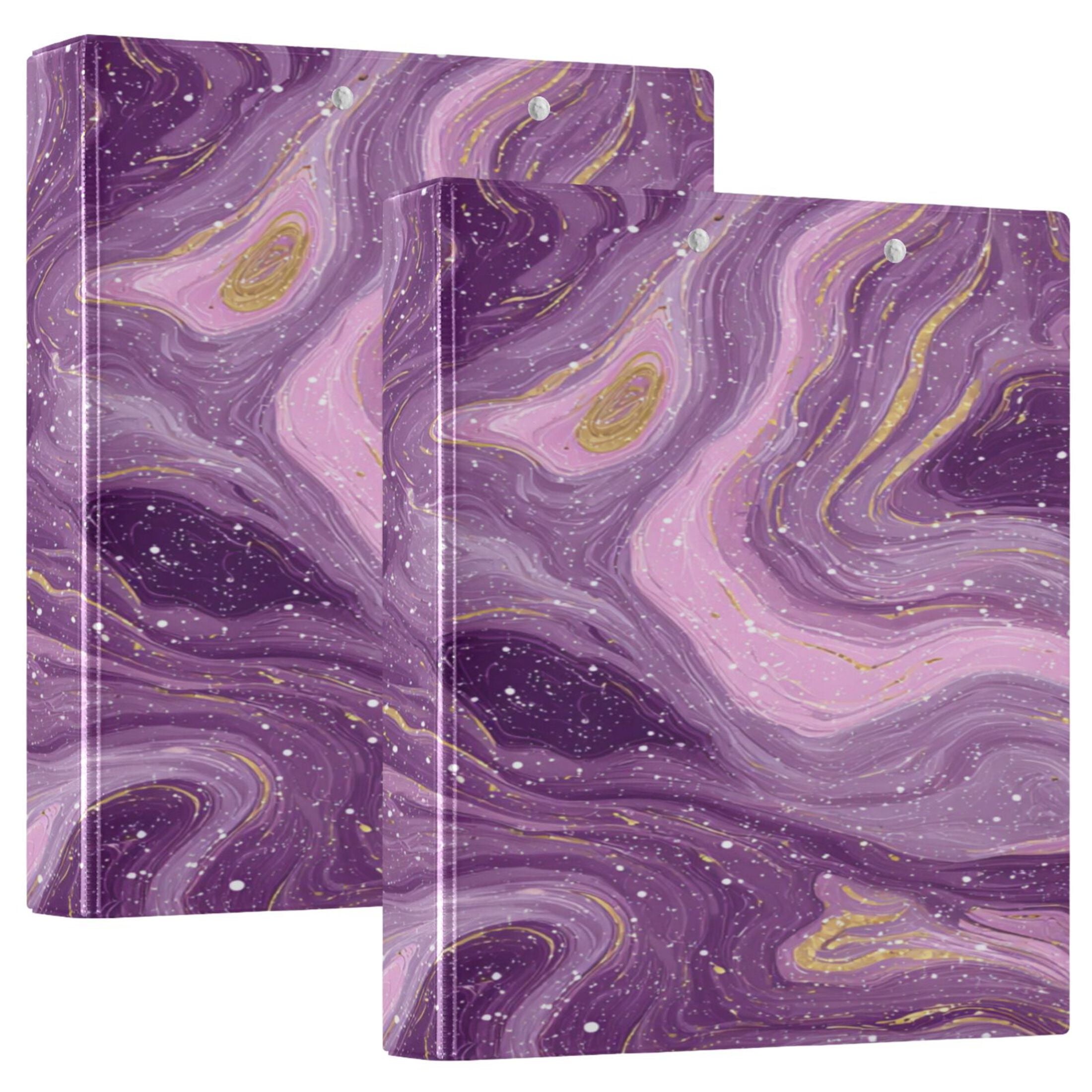 3 Ring Binder 1.5 inch Round Rings with Interior Pockets Binders ...