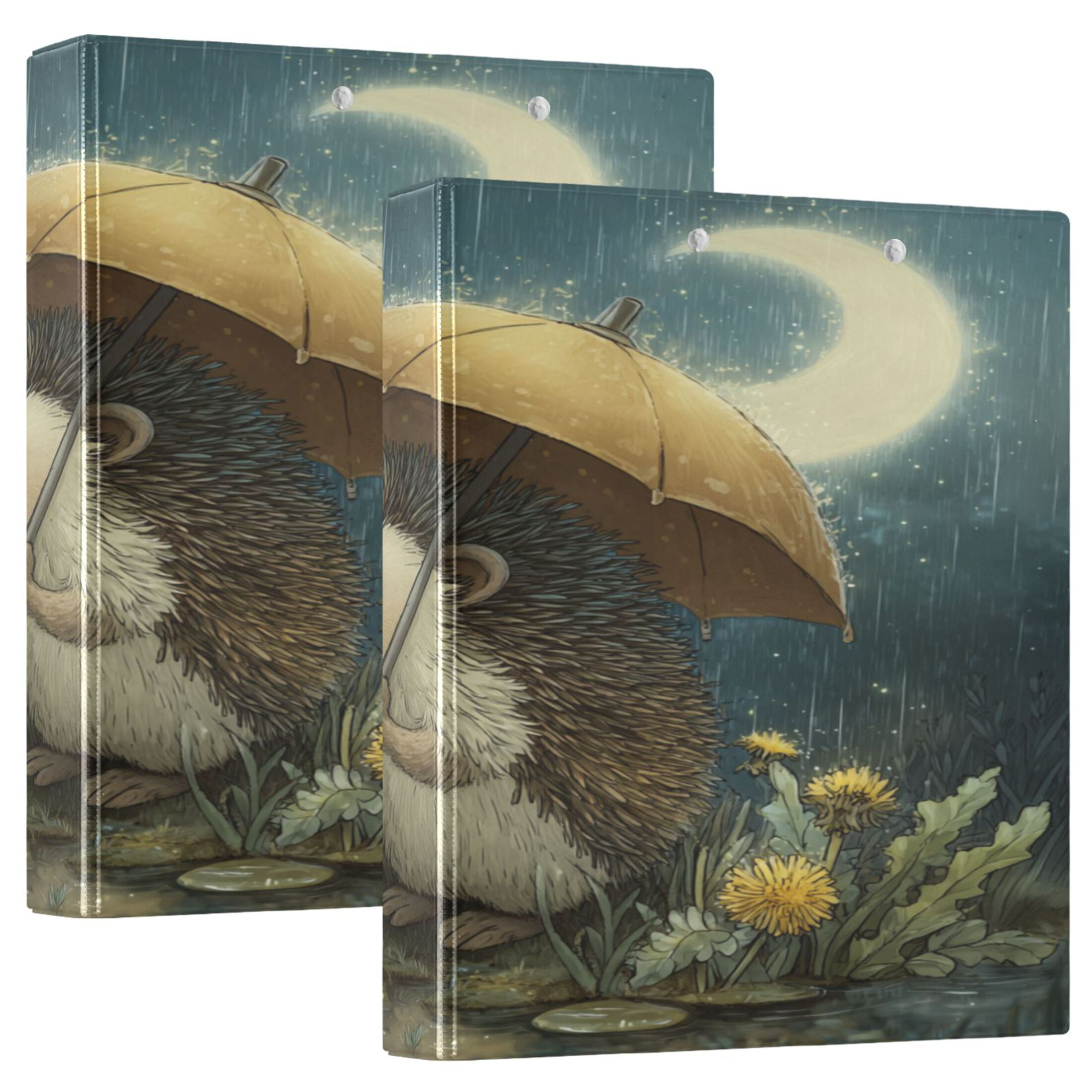 3 Ring Binder 1.5 inch Round Rings with Interior Pockets Binders ...
