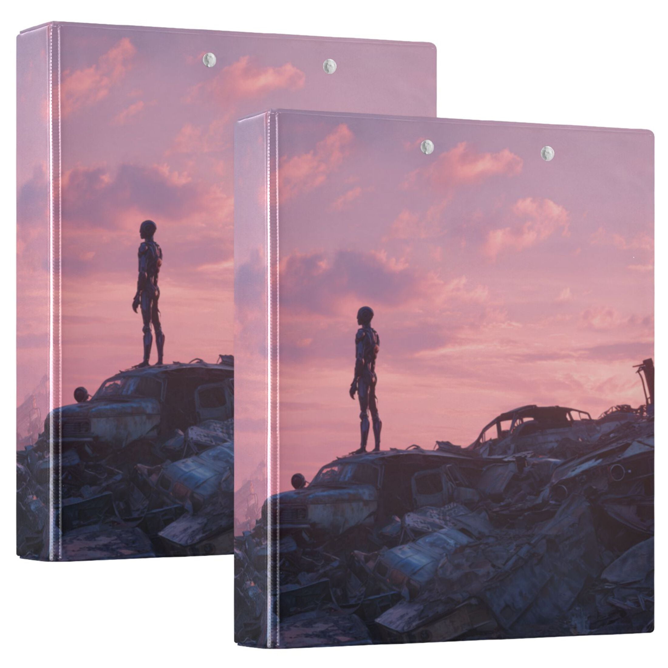 3 Ring Binder 1.5 inch Round Rings with Interior Pockets Binders ...