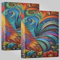 3 Ring Binder 1.5 inch Round Rings with Interior Pockets Binders ...
