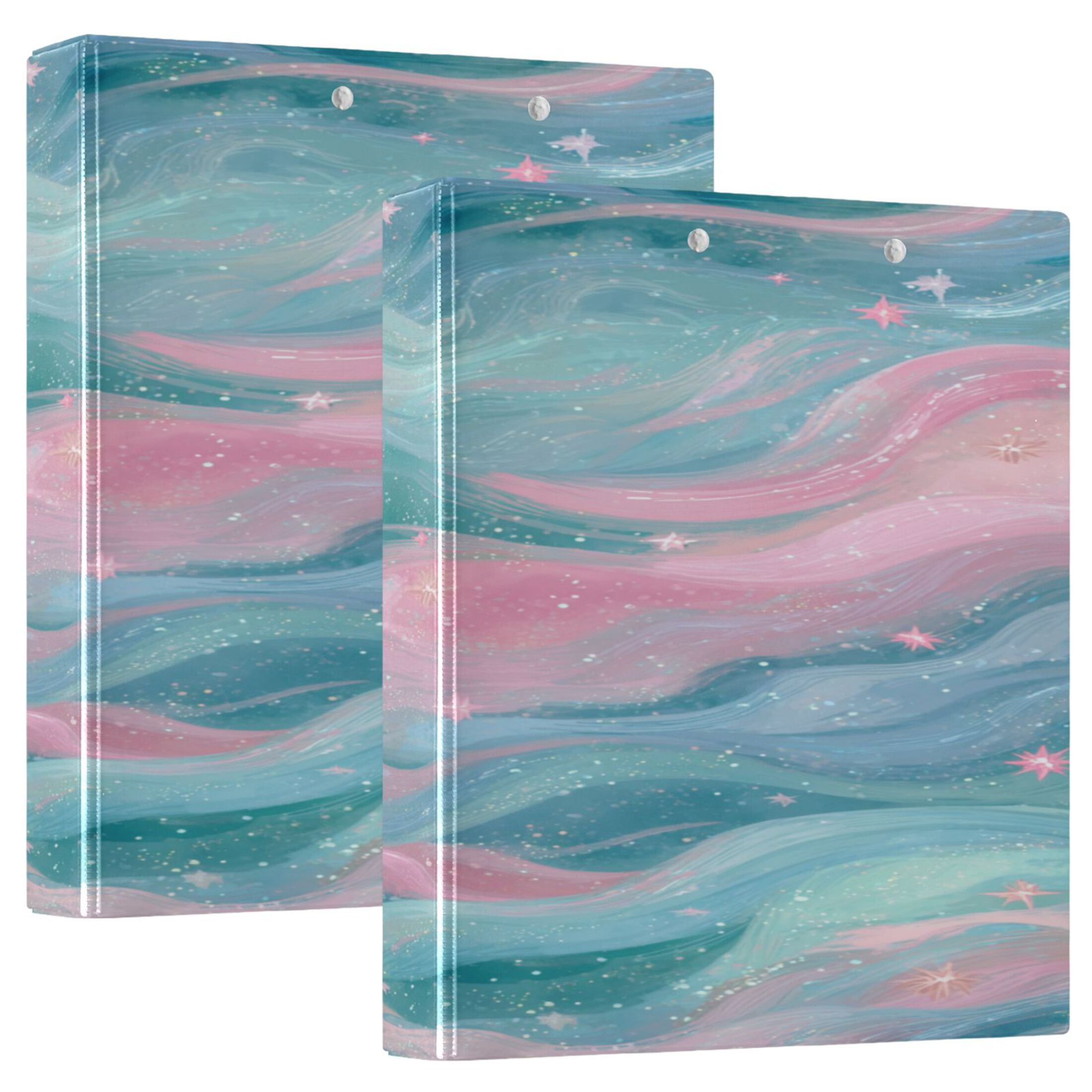 3 Ring Binder 1.5 inch Round Rings with Interior Pockets Binders ...