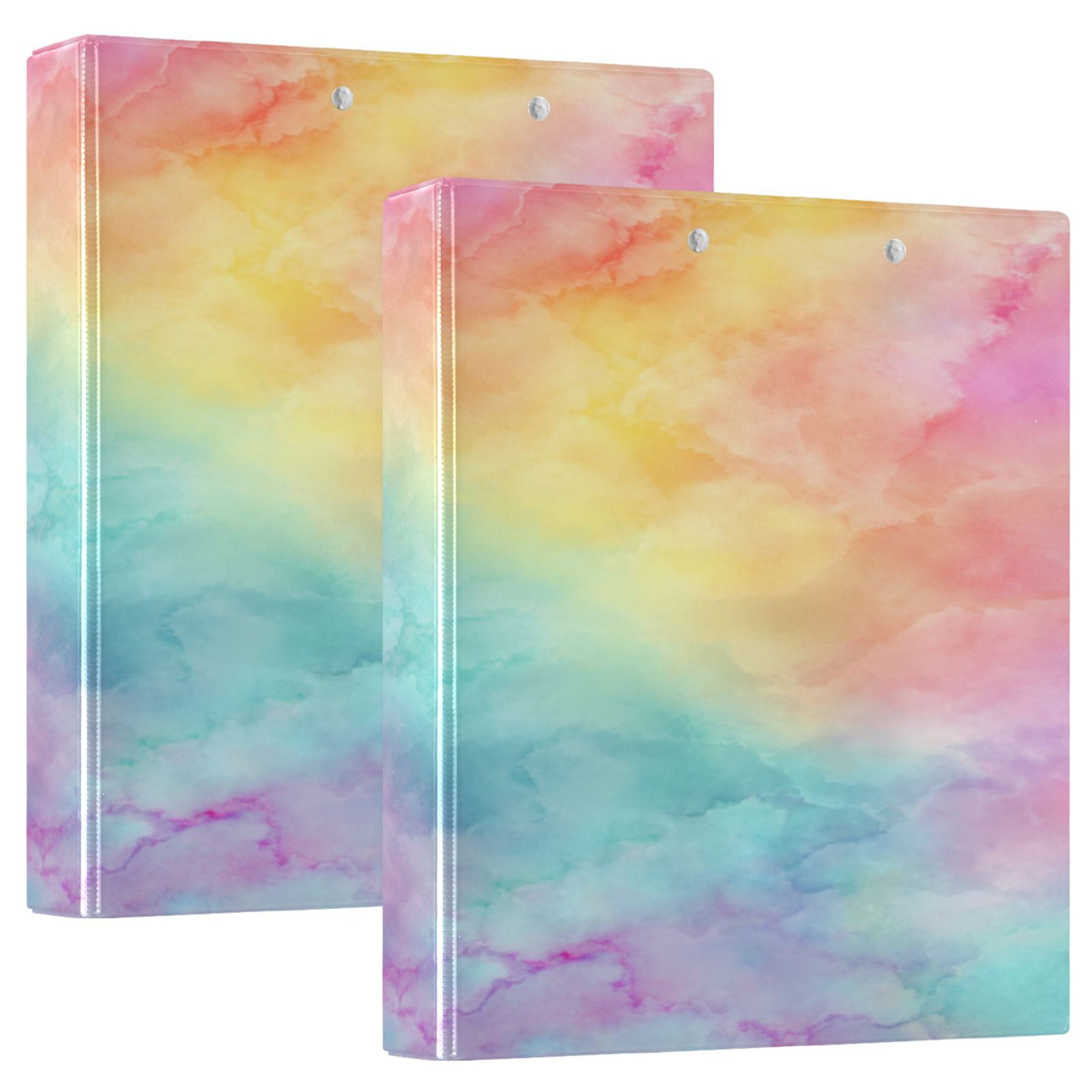 3 Ring Binder 1.5 inch Round Rings with Interior Pockets Binders ...