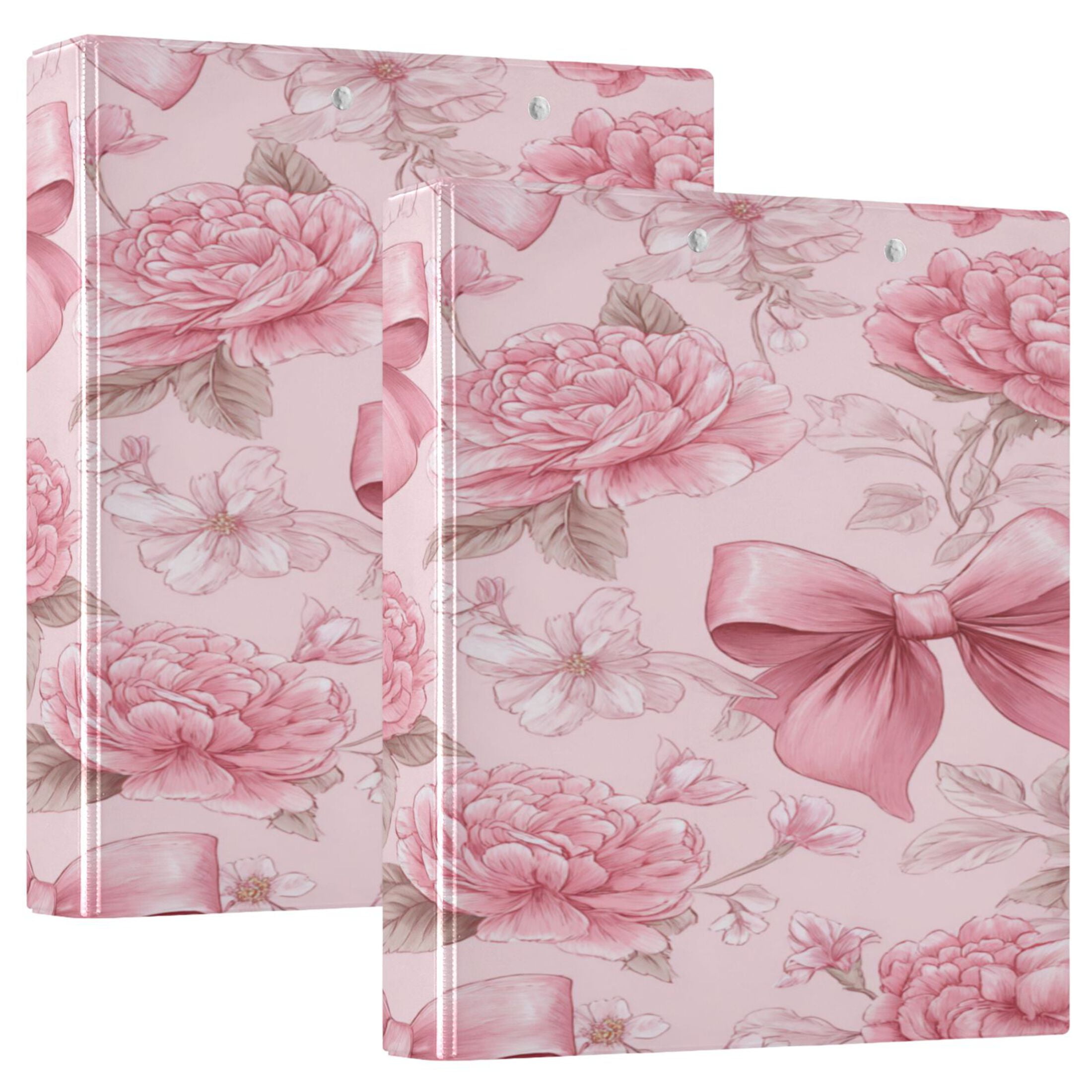 3 Ring Binder 1.5 inch Round Rings with Interior Pockets Binders ...