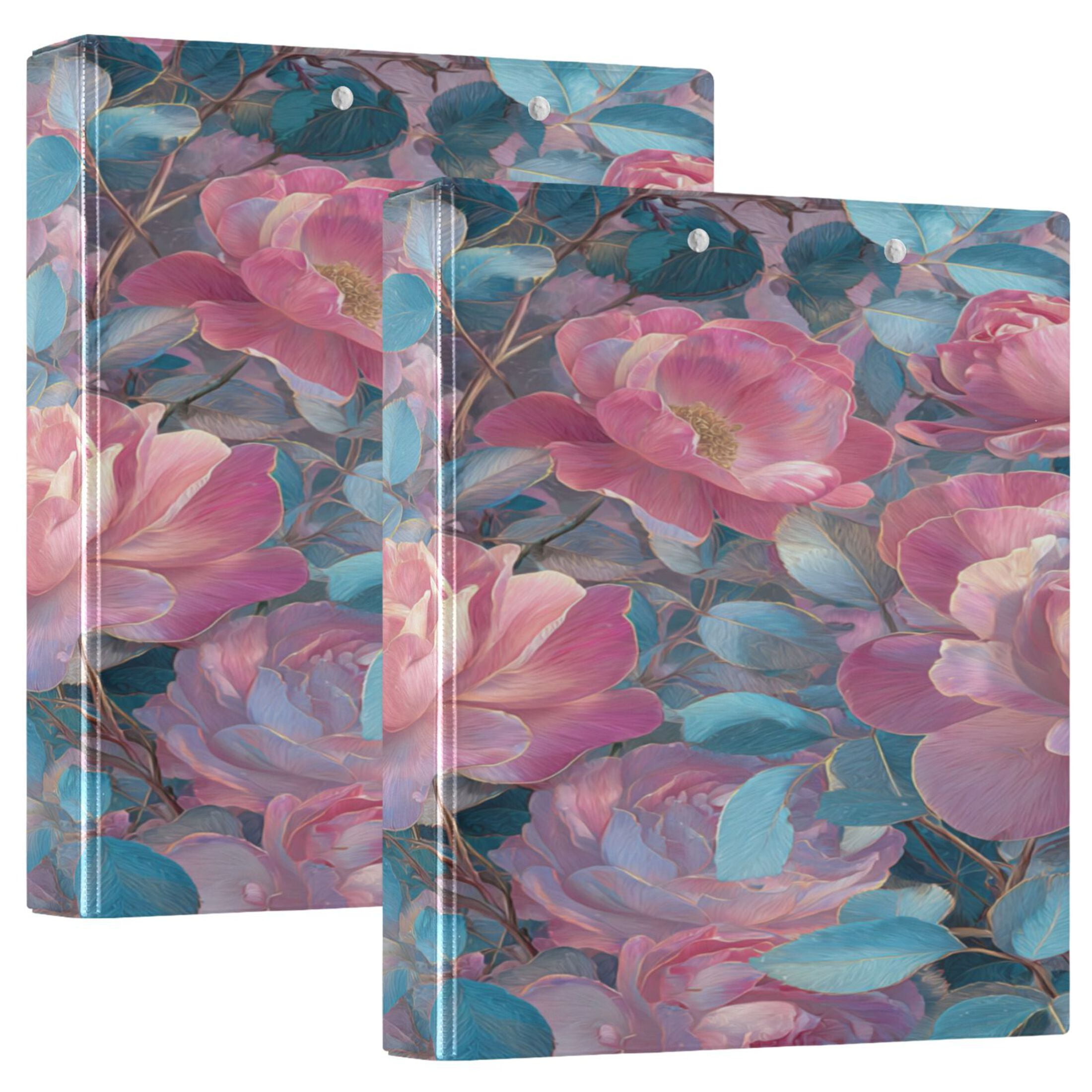 3 Ring Binder 1.5 inch Round Rings with Interior Pockets Binders ...