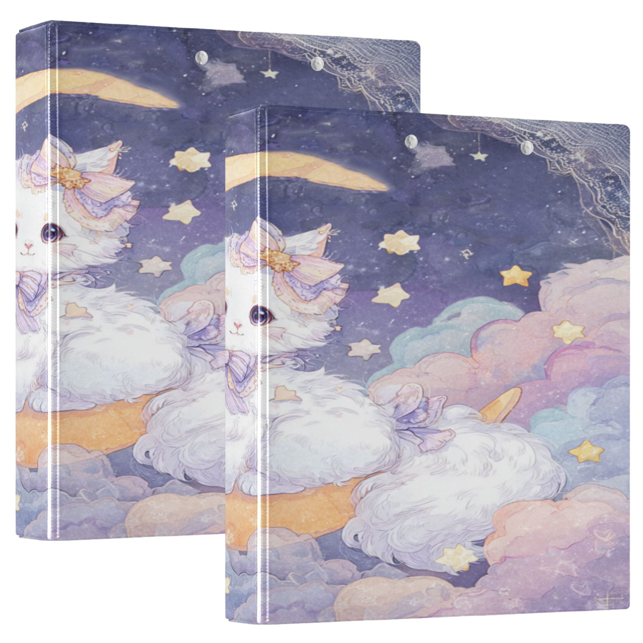 3 Ring Binder 1.5 inch Round Rings with Interior Pockets Binders ...