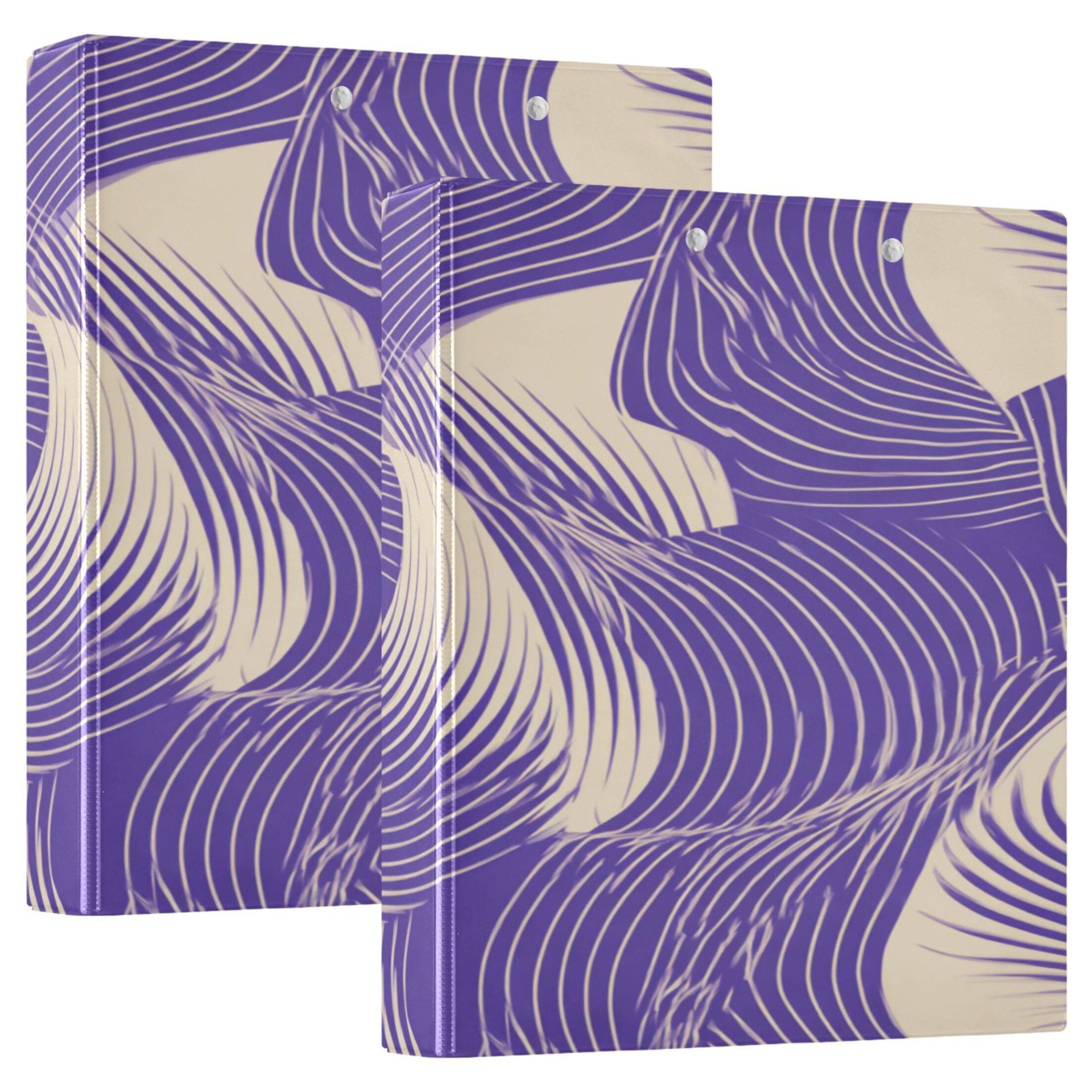 3 Ring Binder 1.5 inch Round Rings with Interior Pockets Binders ...