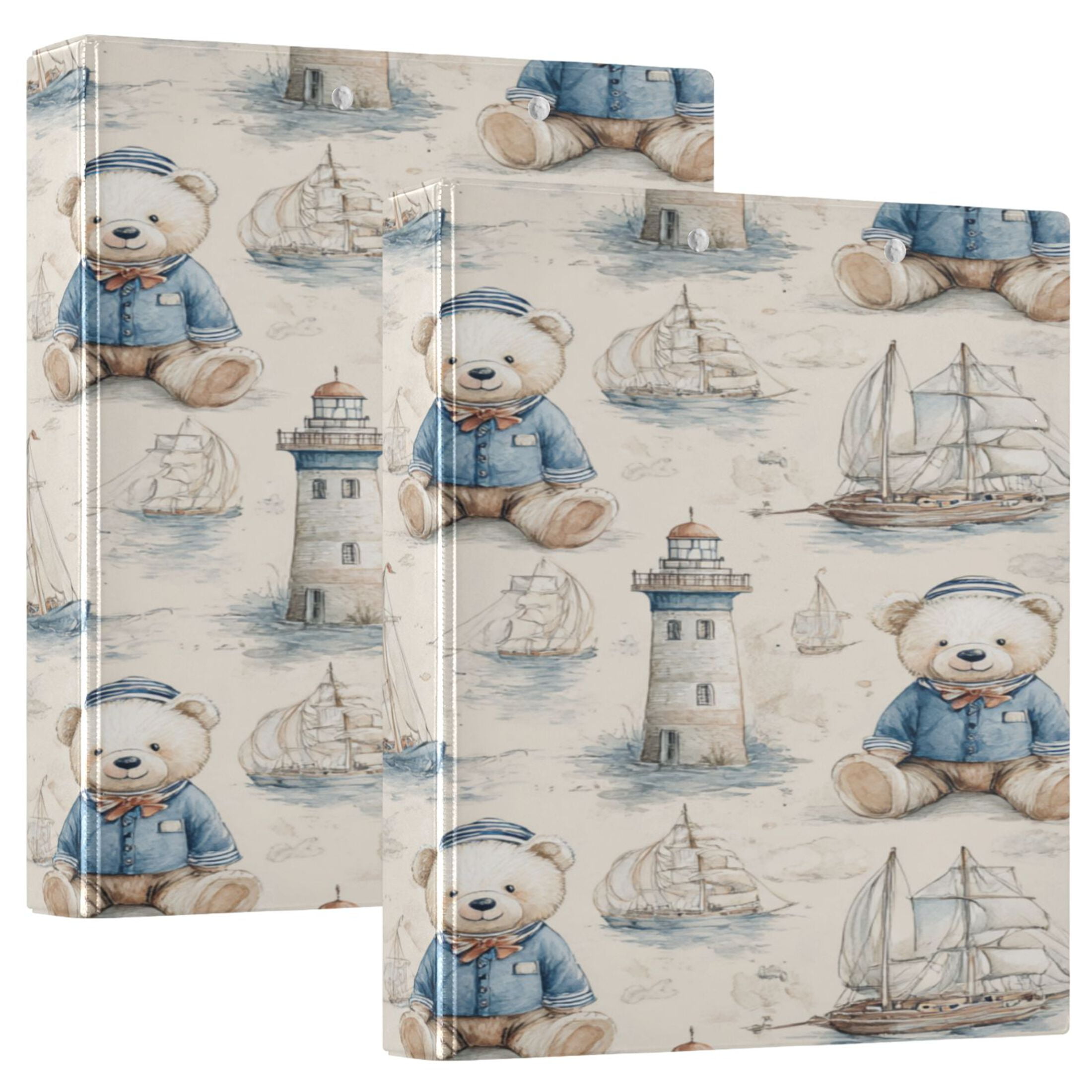 3 Ring Binder 1.5 inch Round Rings with Interior Pockets Binders ...