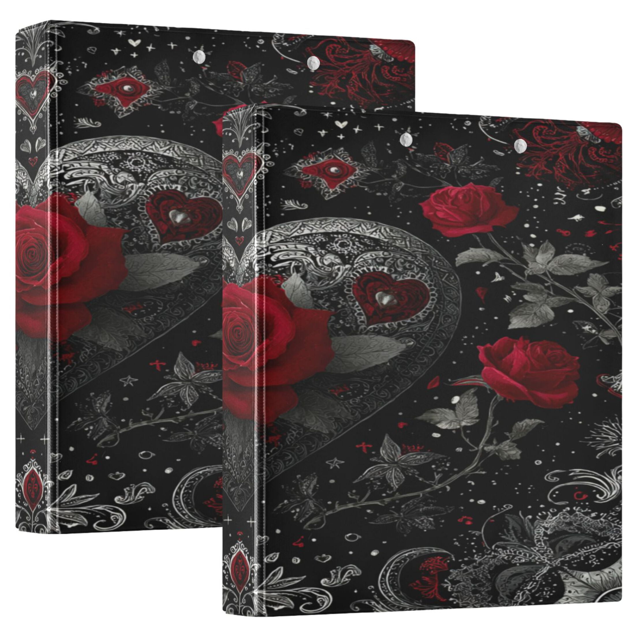 3 Ring Binder 1.5 inch Round Rings with Interior Pockets Binders ...
