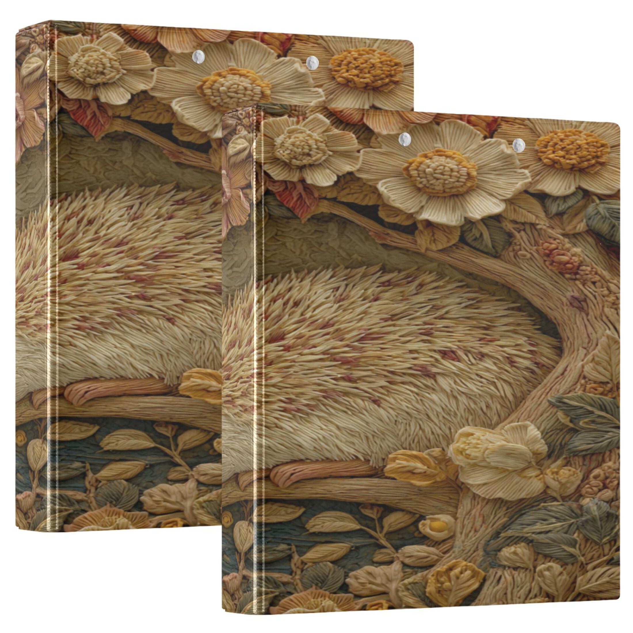 3 Ring Binder 1.5 inch Round Rings with Interior Pockets Binders ...
