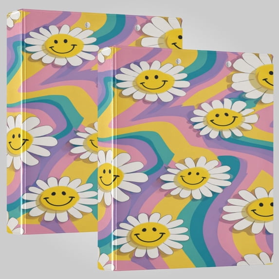 3 Ring Binder 1.5 inch Round Rings with Interior Pockets Binders ...
