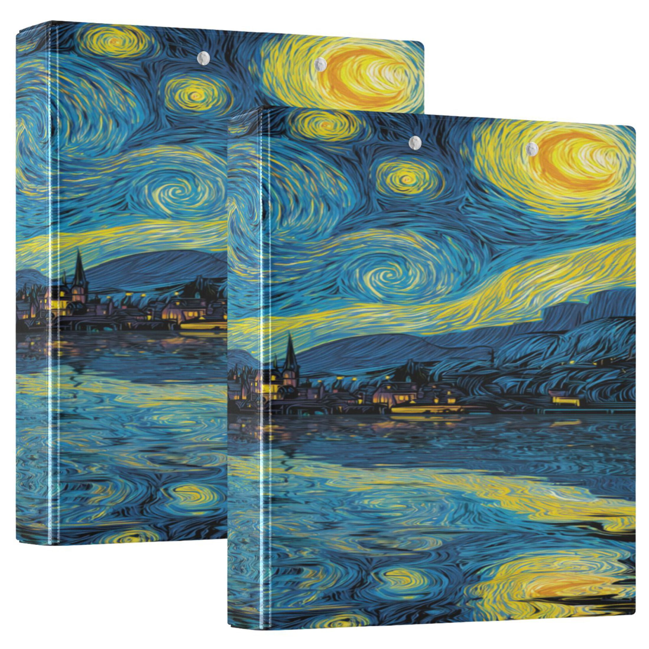 3 Ring Binder 1.5 inch Round Rings with Interior Pockets Binders ...