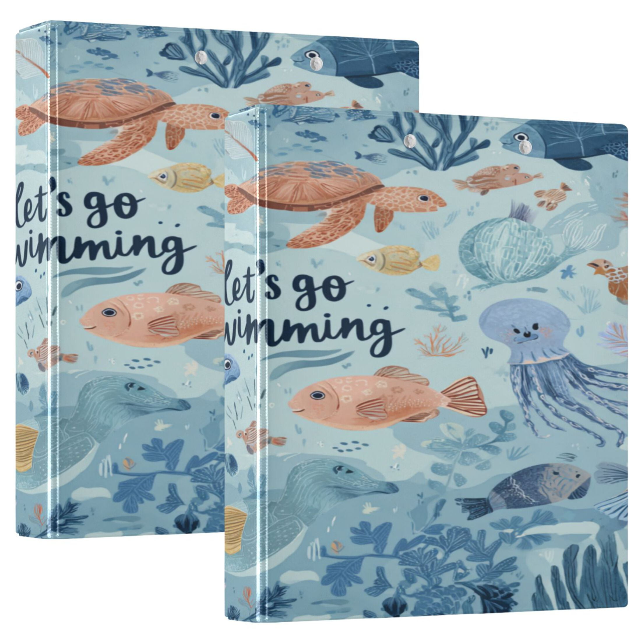 3 Ring Binder 1.5 inch Round Rings with Interior Pockets Binders ...