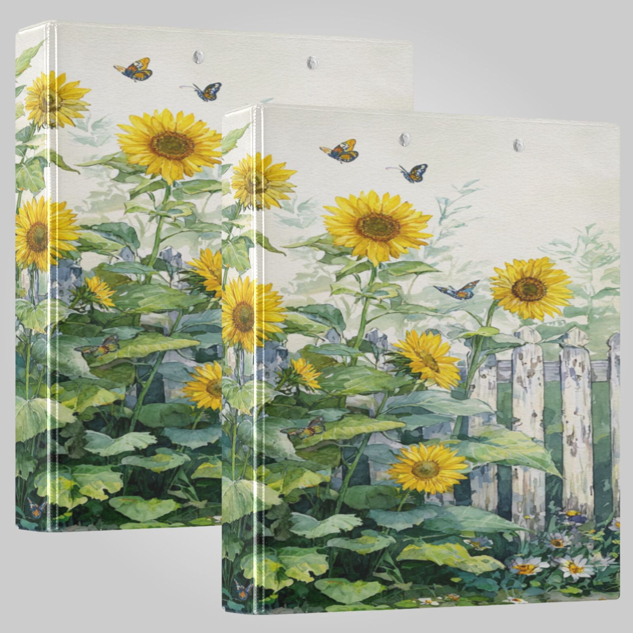 3 Ring Binder 1.5 inch Round Rings with Interior Pockets Binders ...