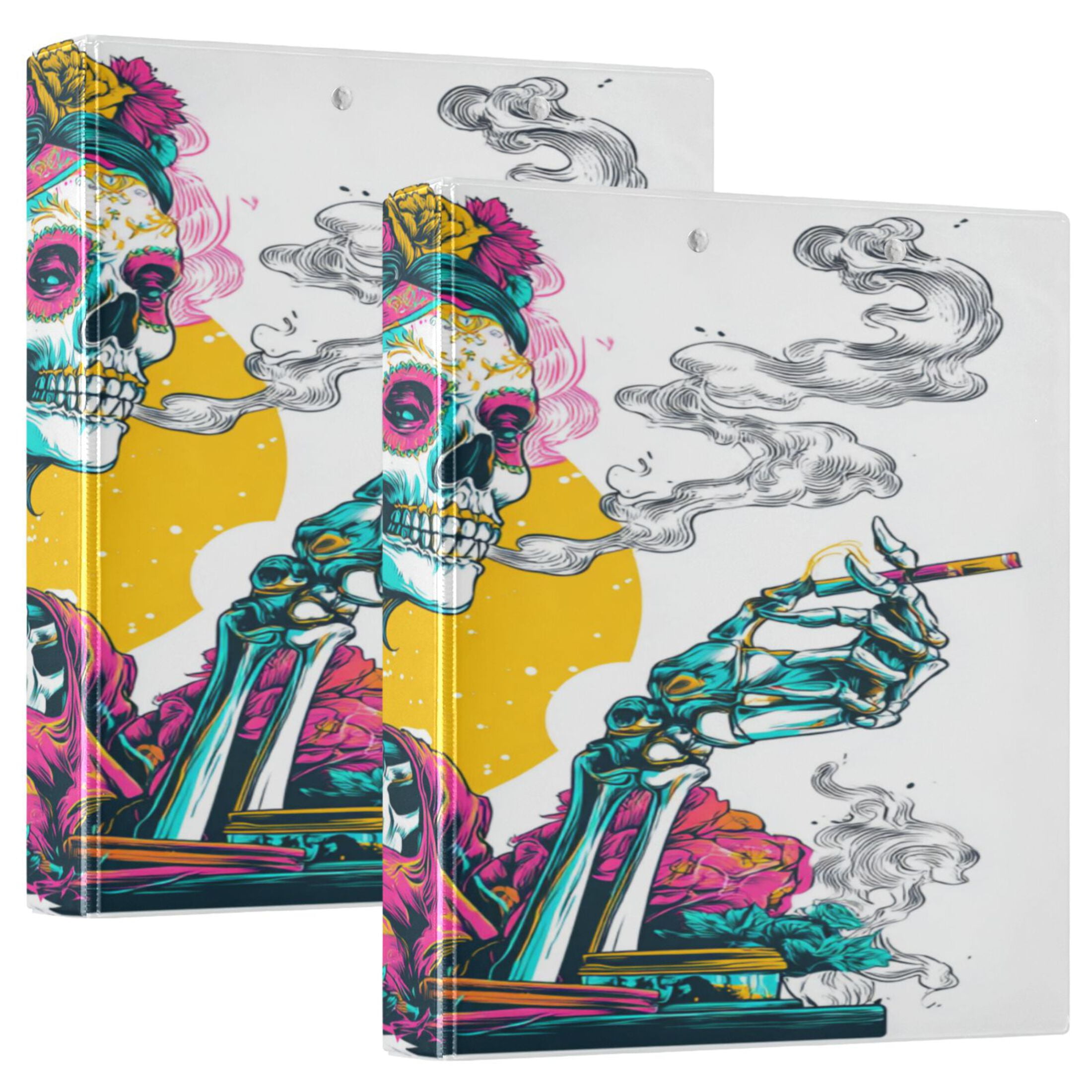 3 Ring Binder 1.5 inch Round Rings with Interior Pockets Binders ...