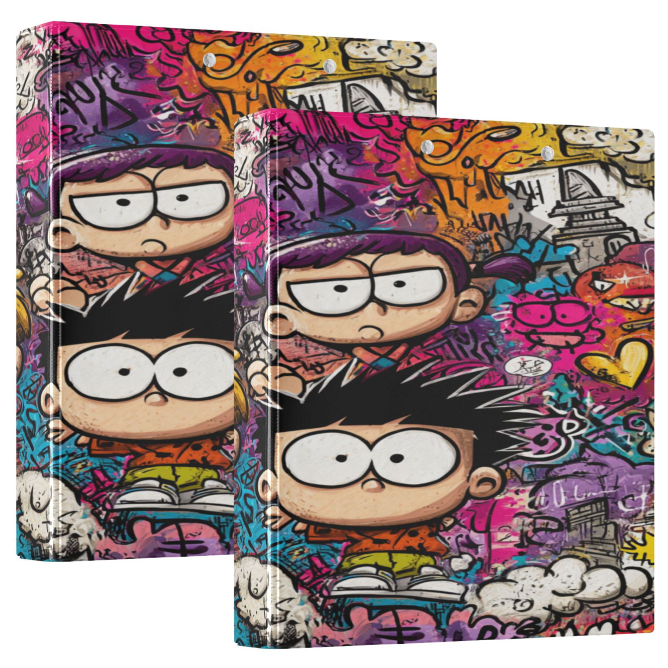 3 Ring Binder 1.5 inch Round Rings with Interior Pockets Binders ...