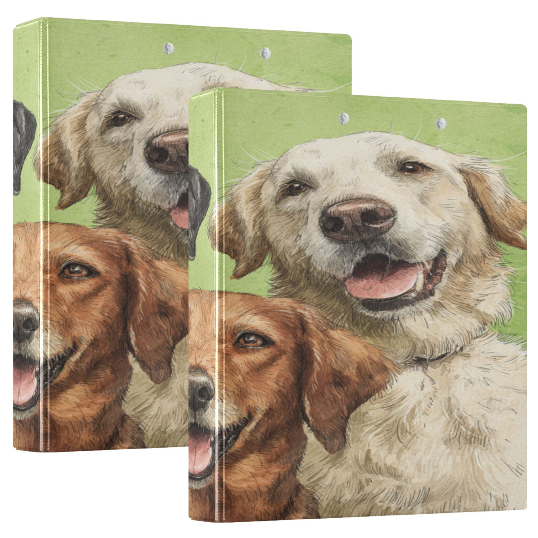 3 Ring Binder 1.5 inch Round Rings with Interior Pockets Binders ...