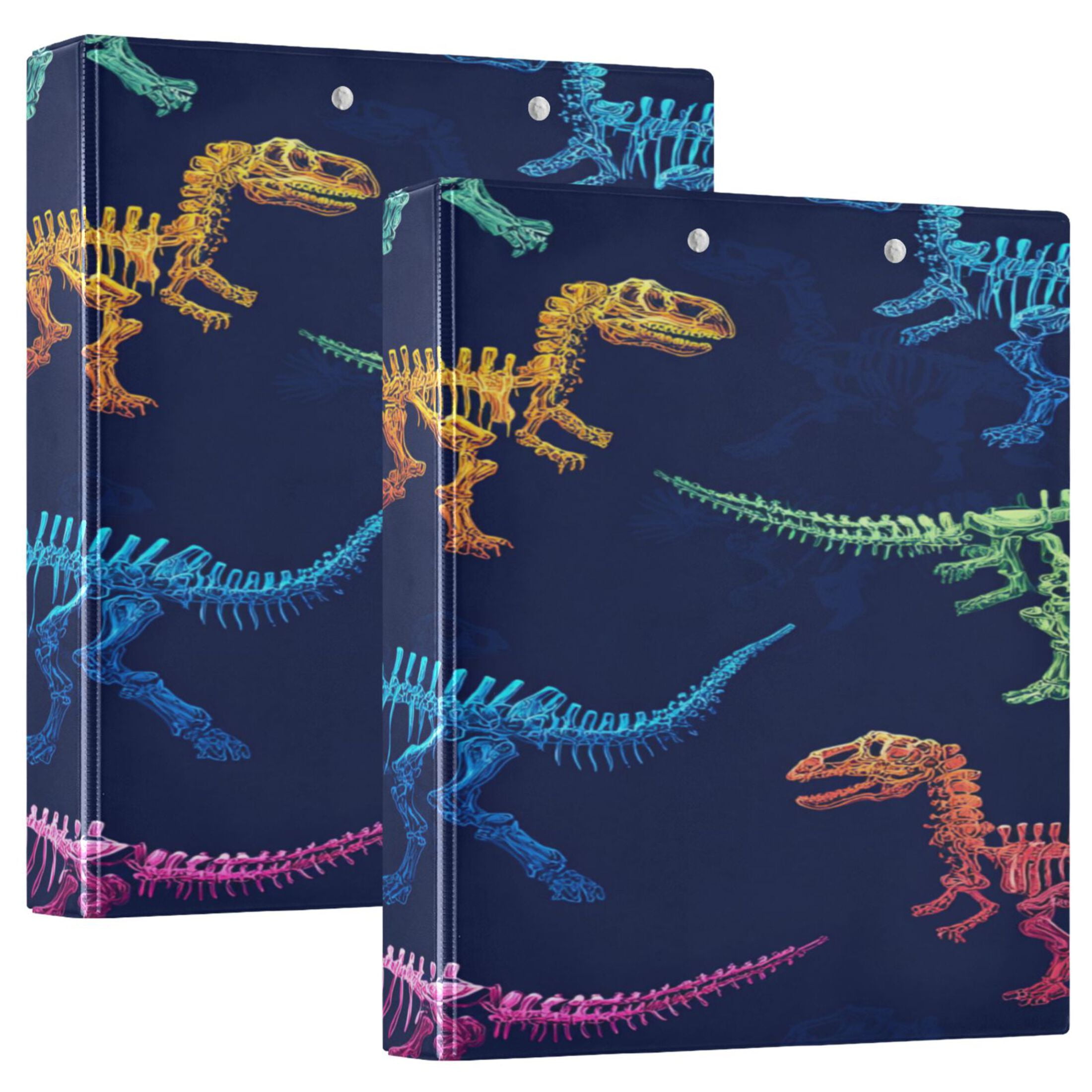 3 Ring Binder 1.5 inch Round Rings with Interior Pockets Binders ...