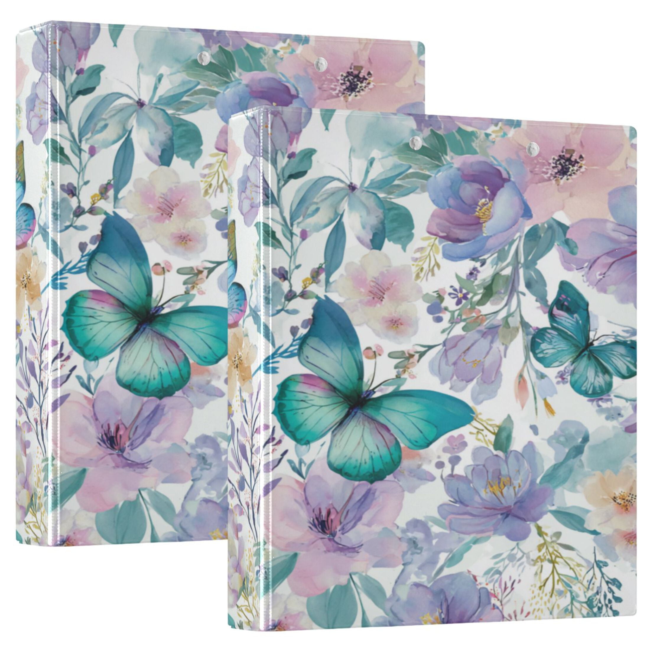 3 Ring Binder 1.5 inch Round Rings with Interior Pockets Binders ...