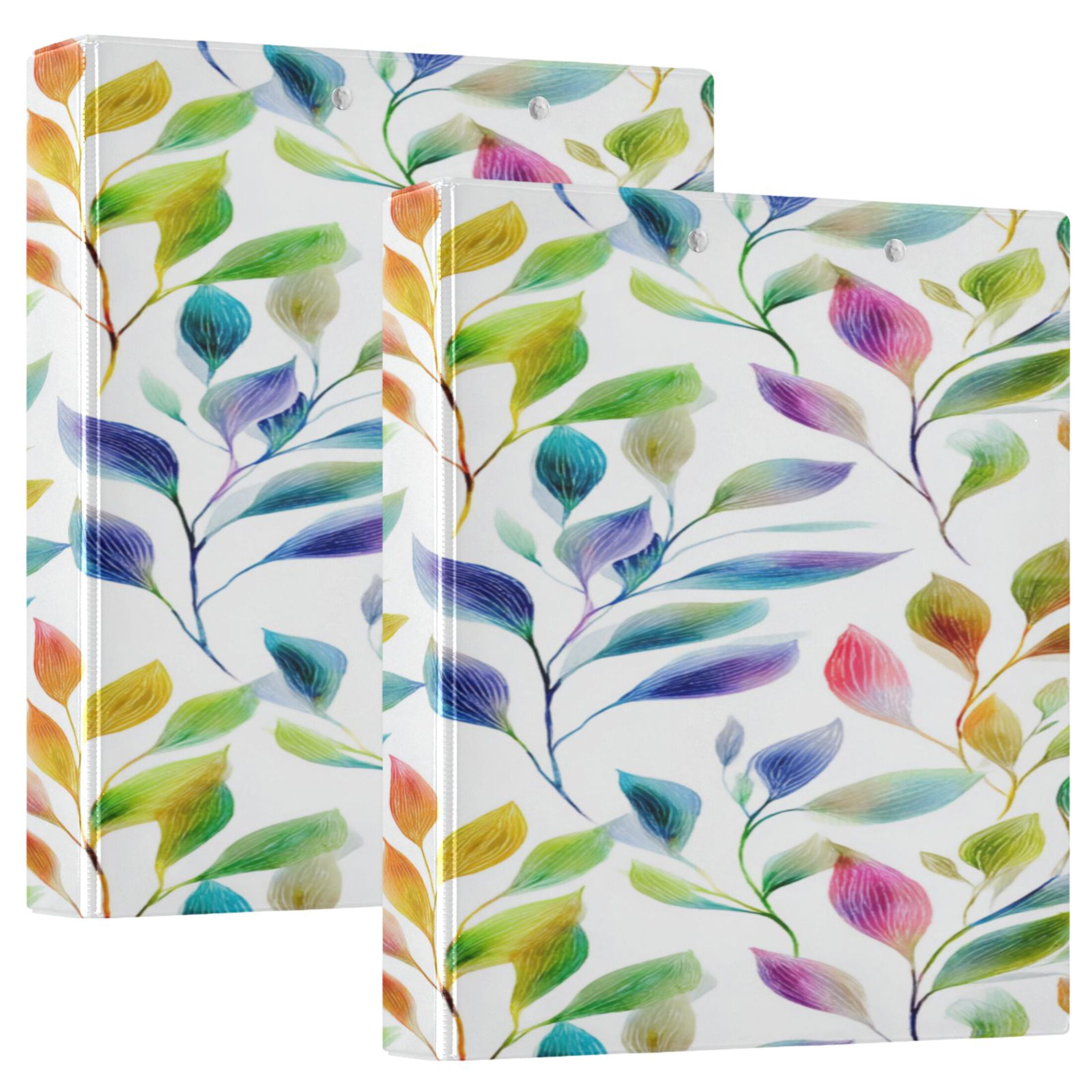 3 Ring Binder 1.5 inch Round Rings with Interior Pockets Binders ...