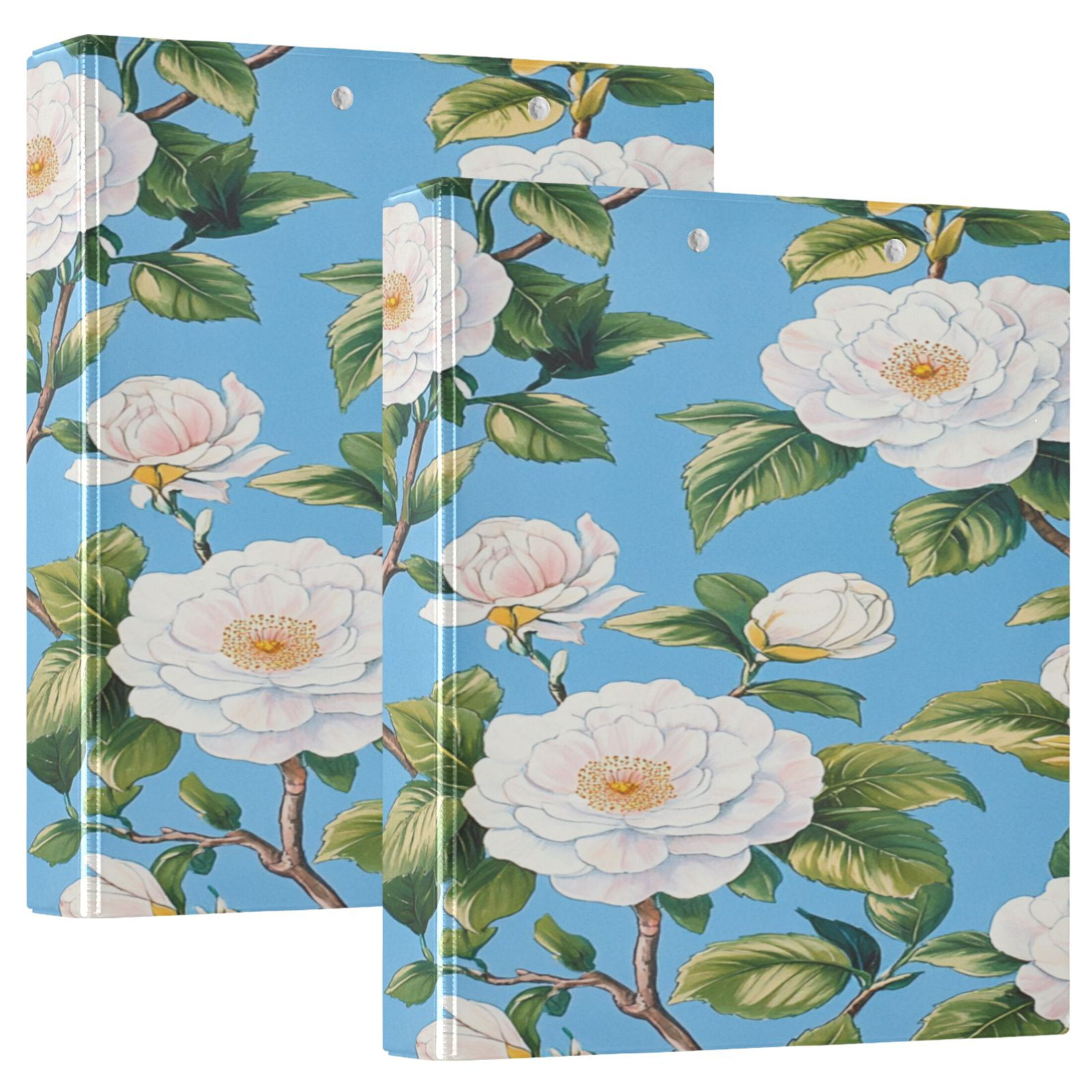 3 Ring Binder 1.5 inch Round Rings with Interior Pockets Binders ...
