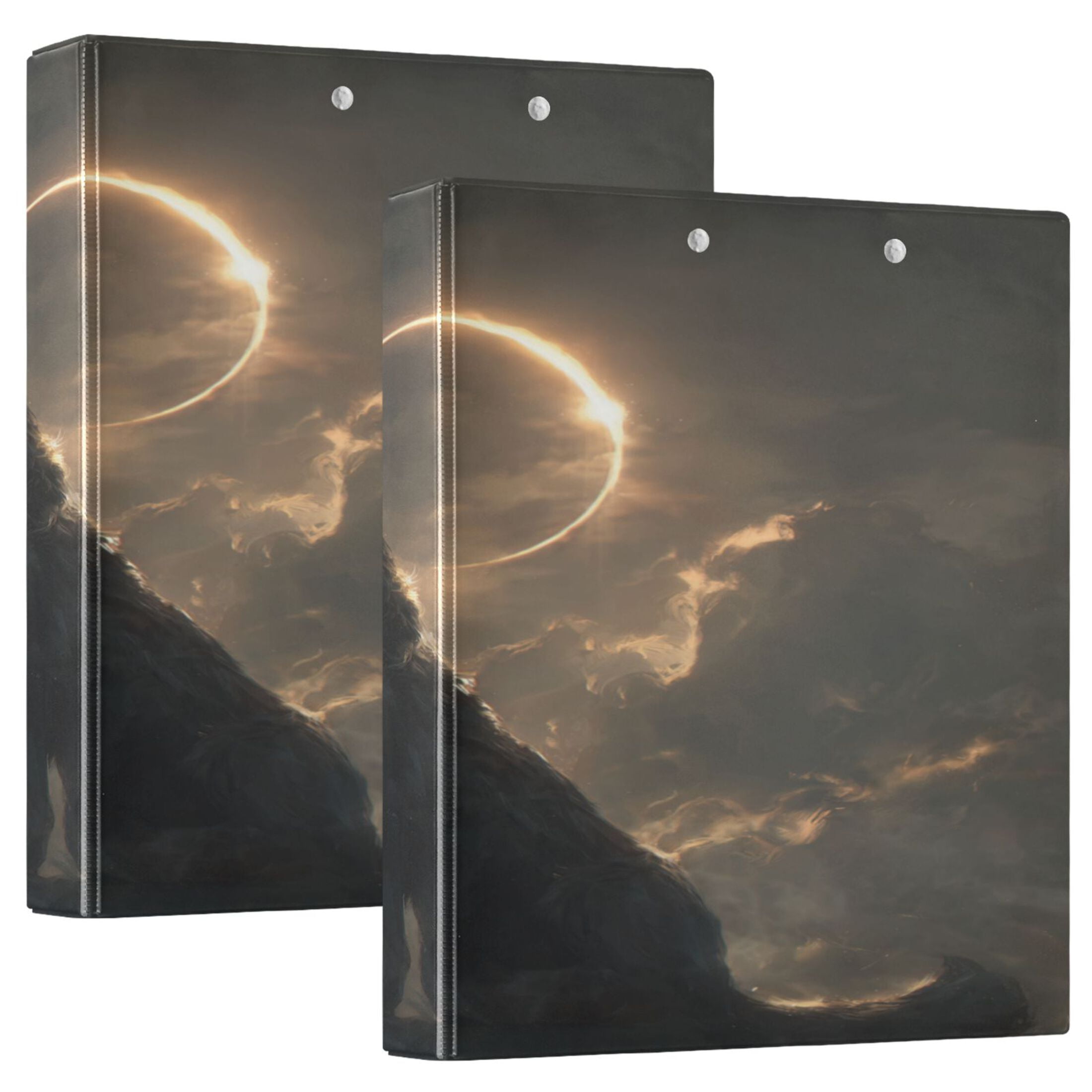 3 Ring Binder 1.5 inch Round Rings with Interior Pockets Binders ...