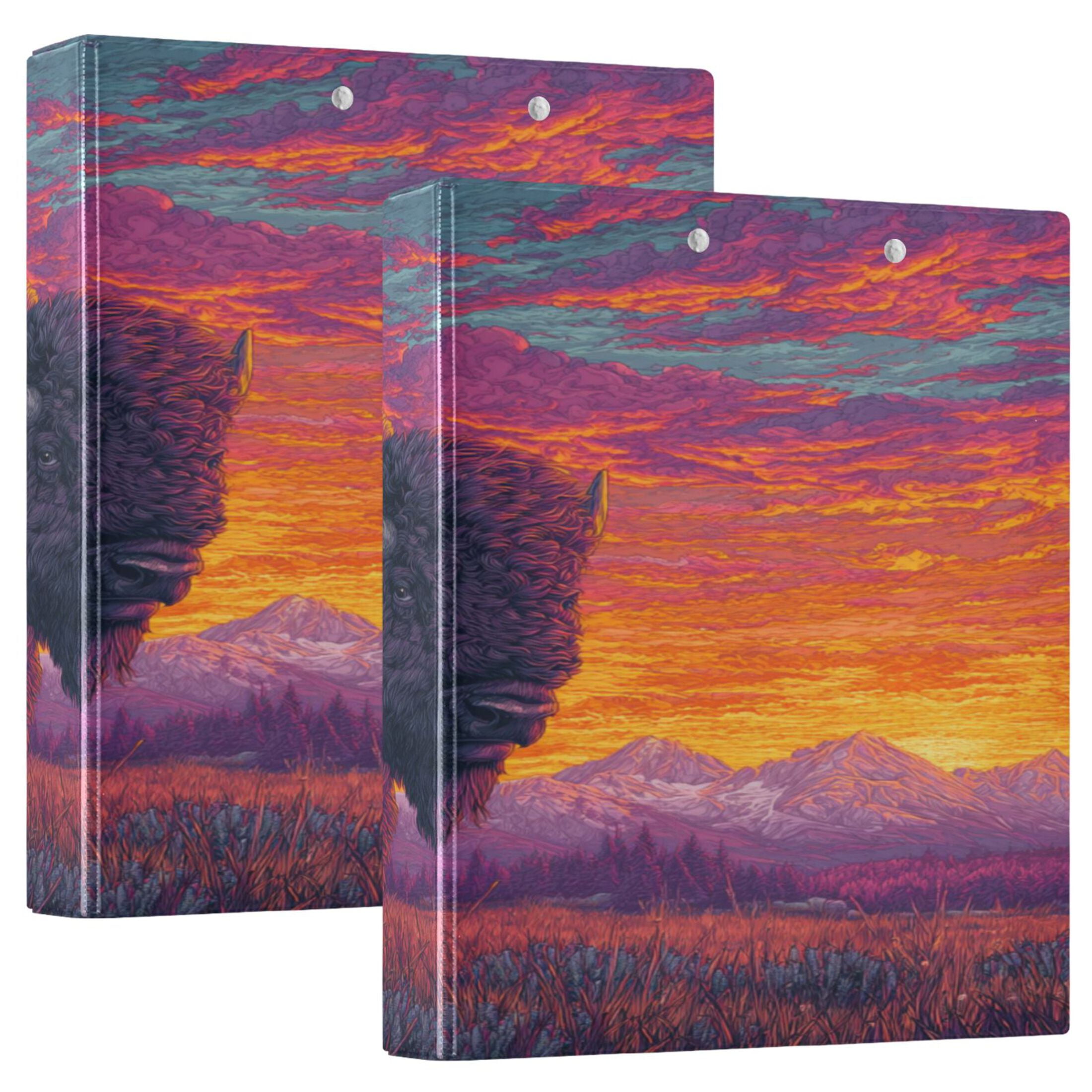 3 Ring Binder 1.5 inch Round Rings with Interior Pockets Binders ...